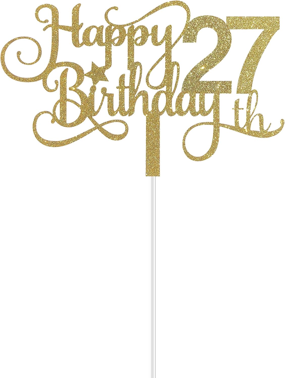 Buy ALPHA K 27th Birthday Cake Topper Online Philippines | Ubuy