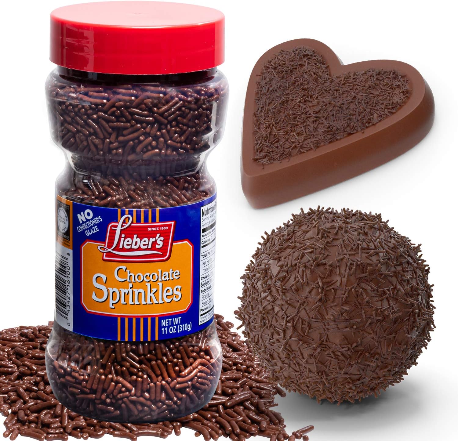 Amazon.com: 365 by Whole Foods Market, Chocolate Sprinkles, 2.75 Ounce ...