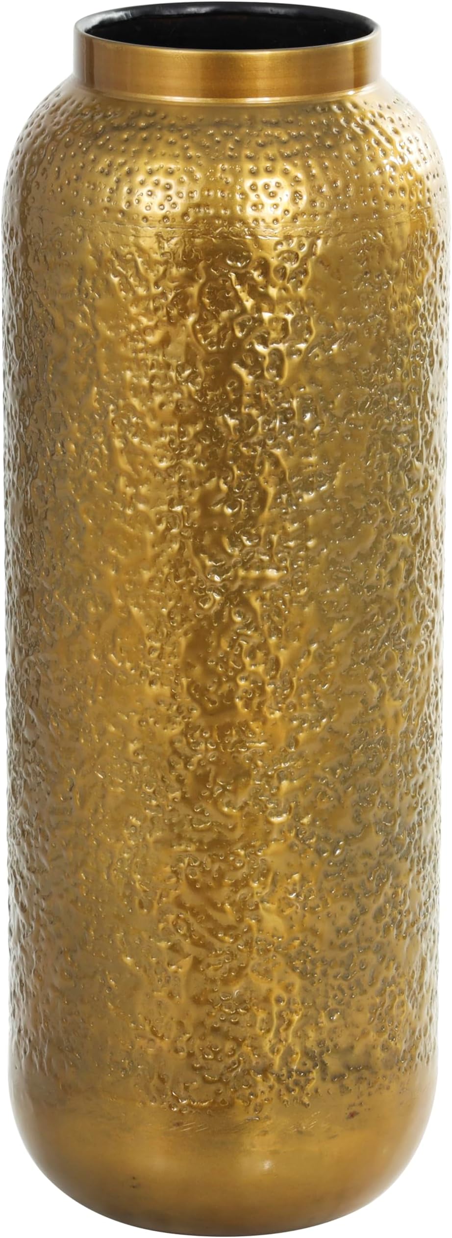 Amazon.com: Deco 79 Metal Decorative Vase Textured Hammered Centerpiece ...