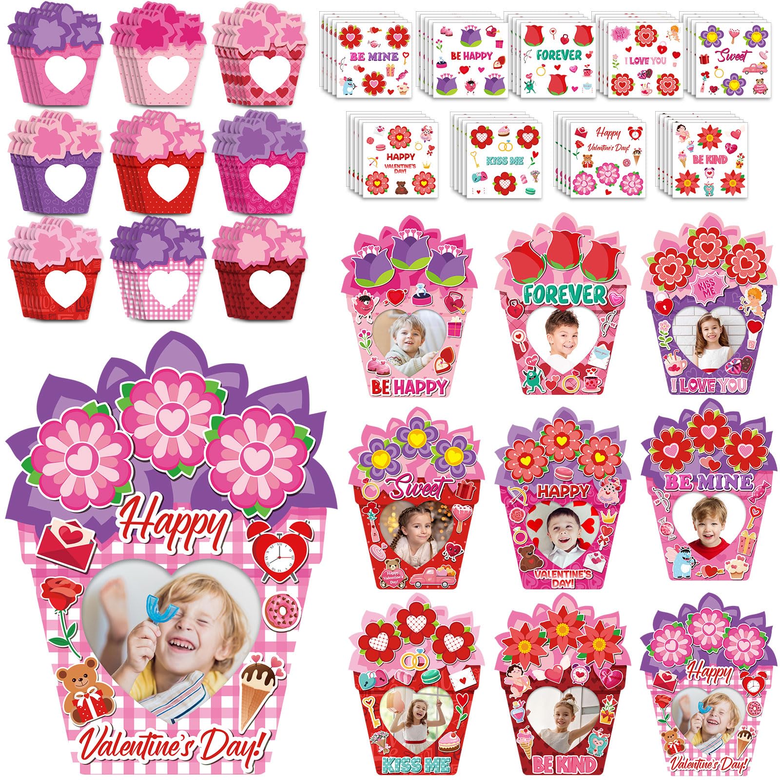 Snapklik.com : Pasimy 45 Packs Valentines Day Craft Kits DIY Picture ...