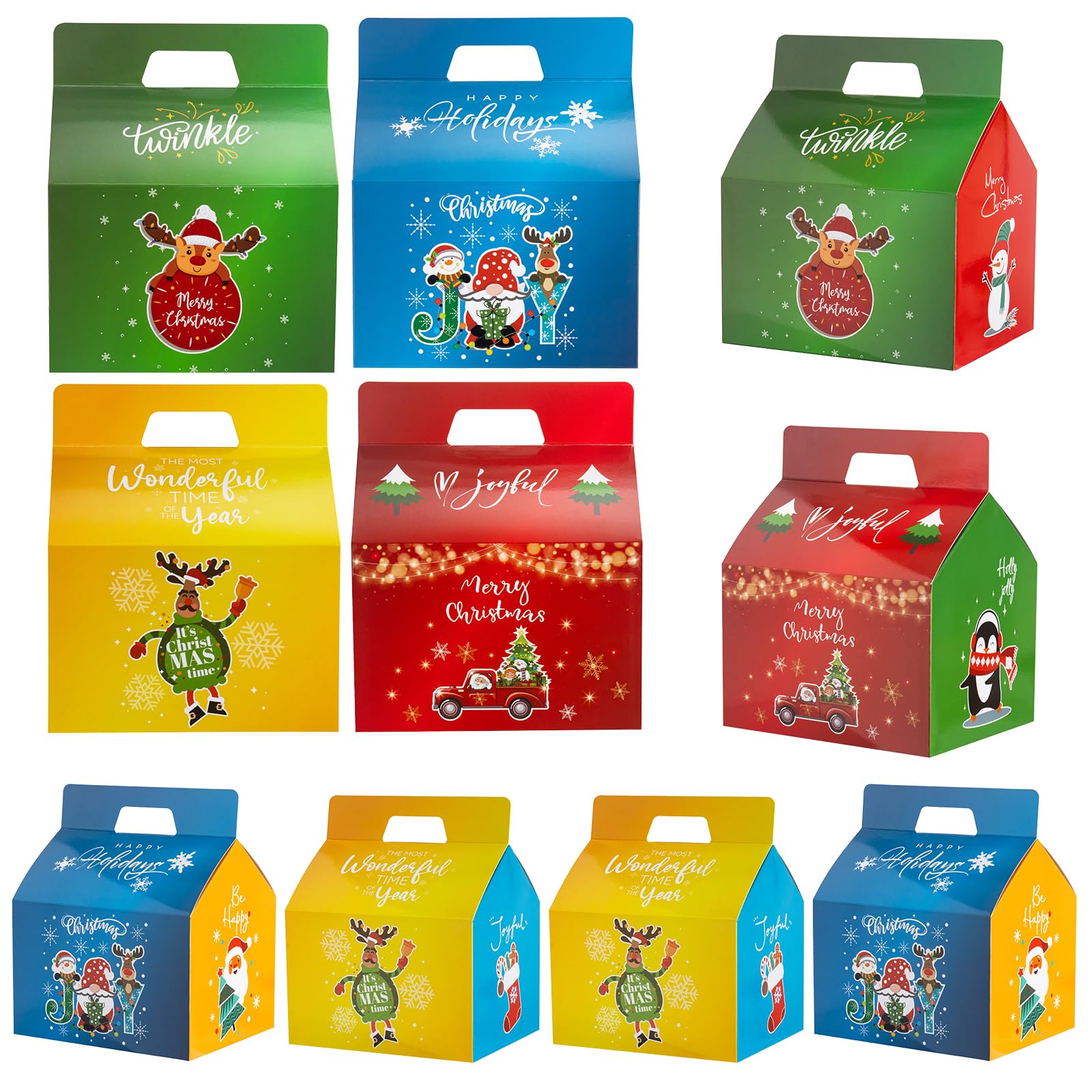 Amazon.com: CHARMGIFTBOX 12 Pack Large Cookie Boxes Gift Boxes for ...