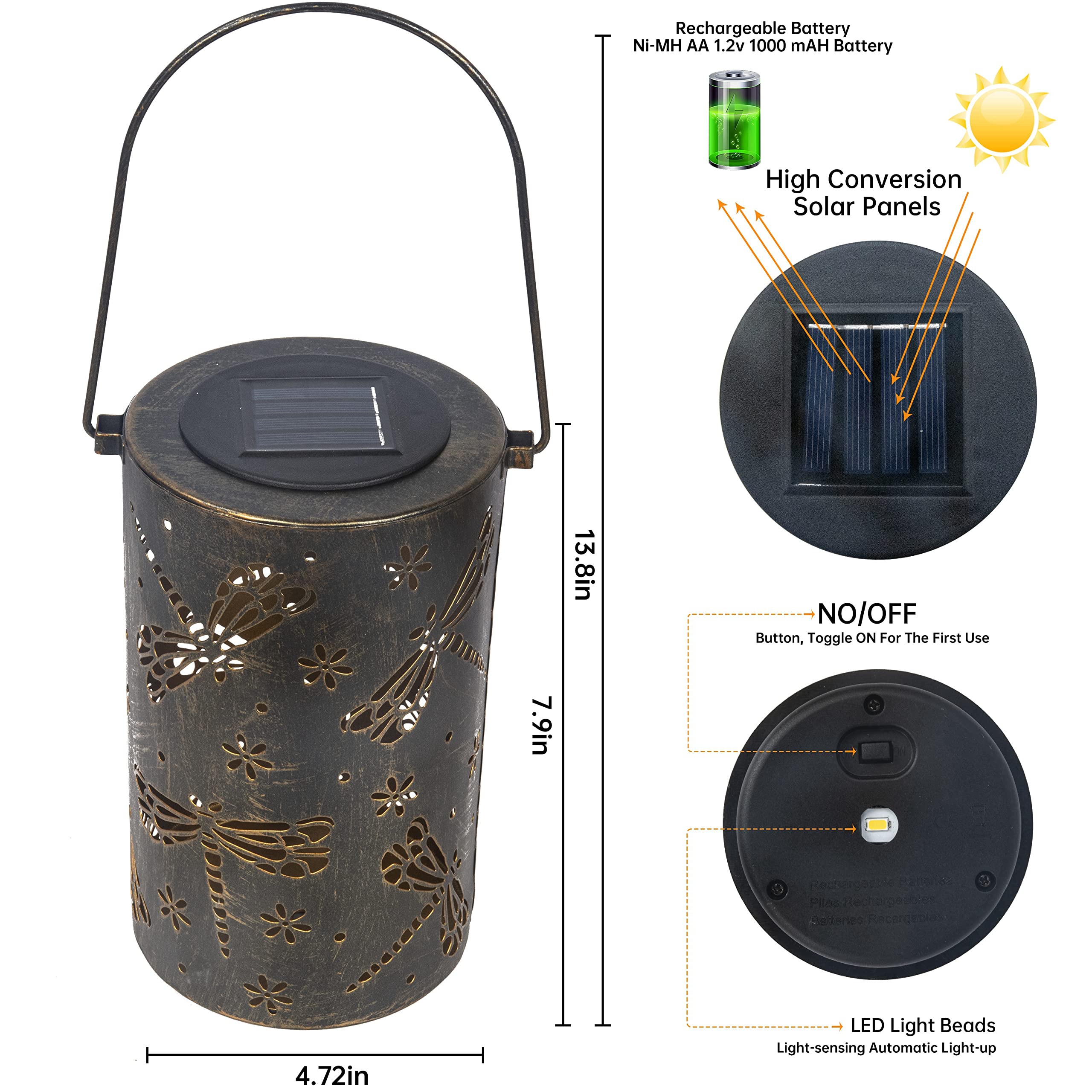 BVGY Dragonfly Solar Lantern...B0BQJ5YL9K | Encarguelo.com