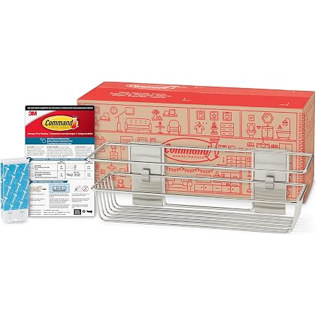 Amazon.com: Command Shower Caddy with Water Resistant Command Strips ...