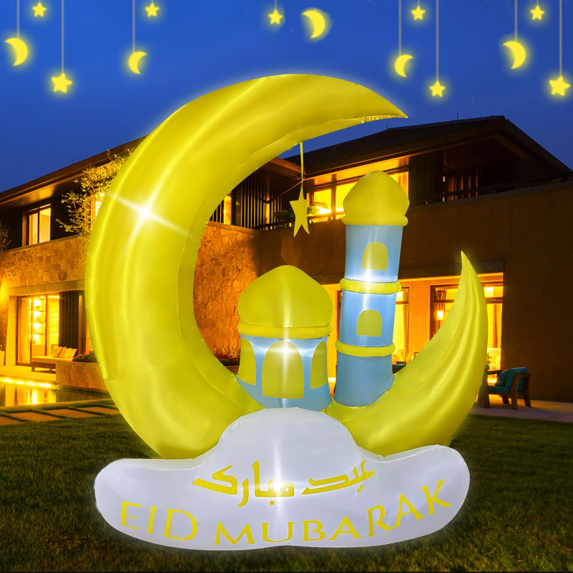 Amazon.com: Dawdix Ramadan Inflatable Decorations, 5FT Inflatable Eid ...
