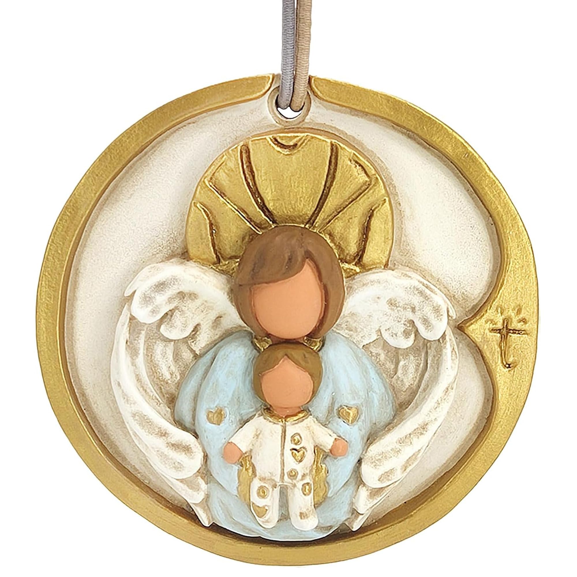 Silver Oxidized Angel Figurine