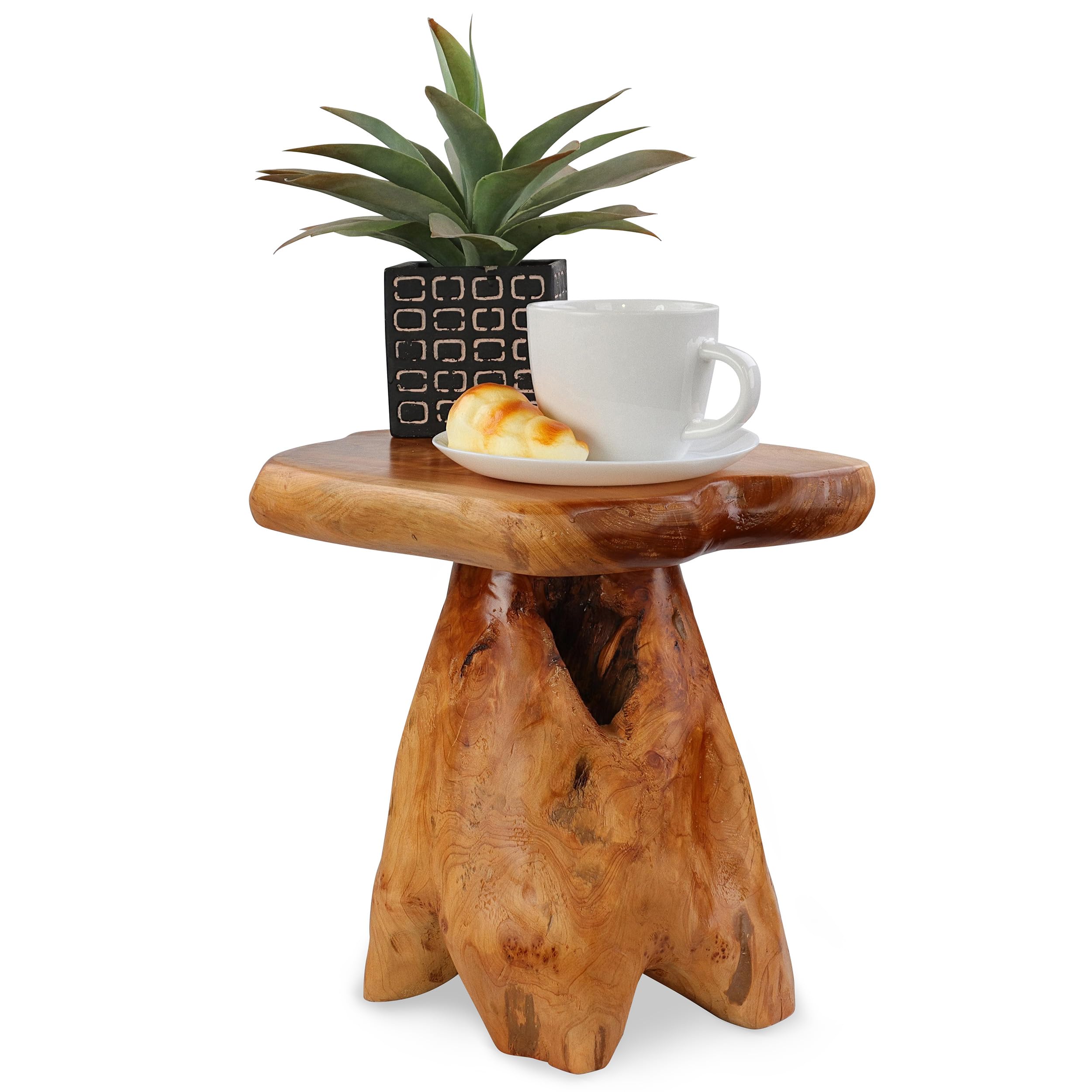 Amazon.com: Creekview Home Emporium Tree Stump End Table - 14 Inch ...