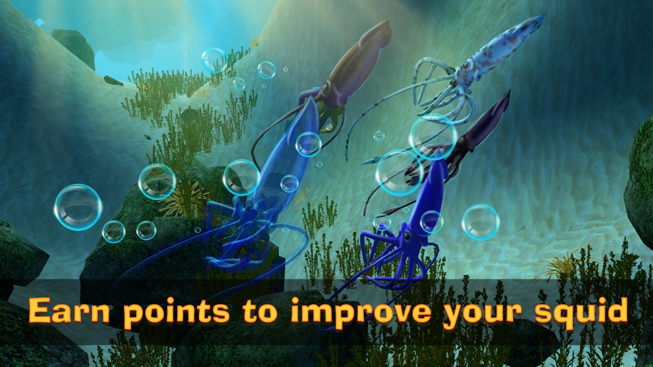 Squid Underwater Swimming Life Sim 3D - App on Amazon Appstore