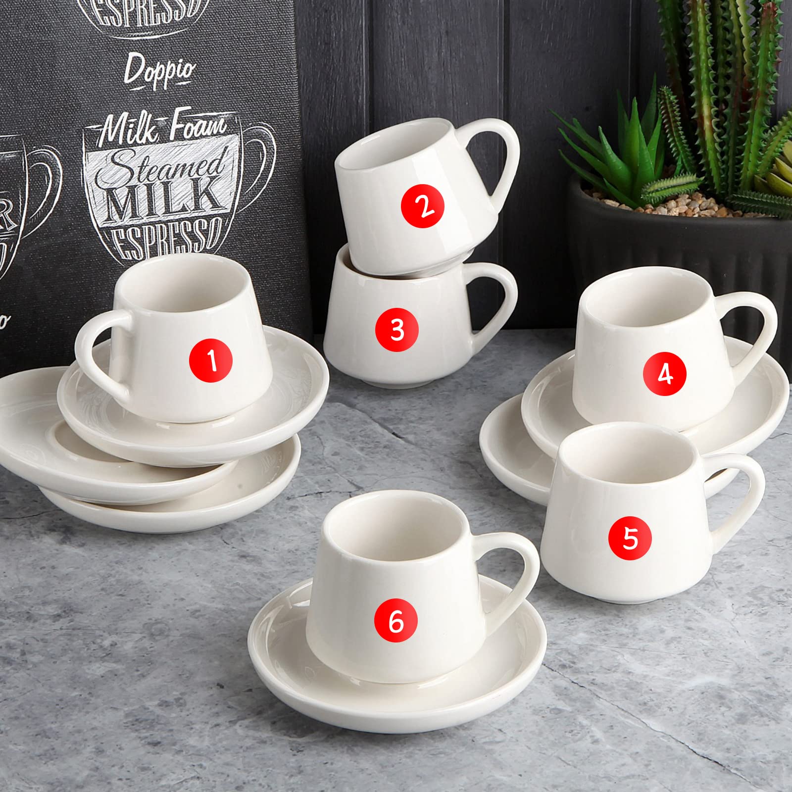 Snapklik.com : 3500 Dot Stickers, 3/4 Inch Red Coding Labels