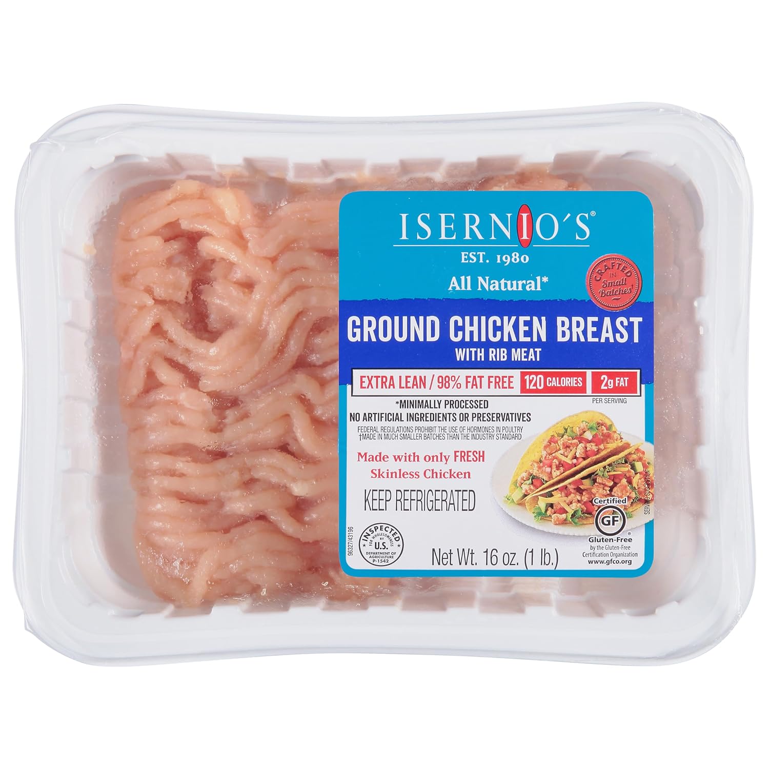 Amazon.com: Isernio's Ground Chicken Breast : Grocery & Gourmet Food