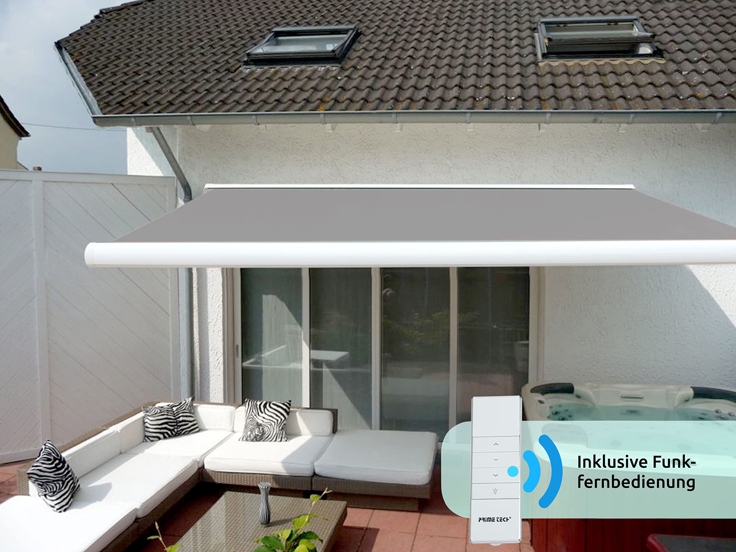 Markise Elektrisch 5m Mit Montage