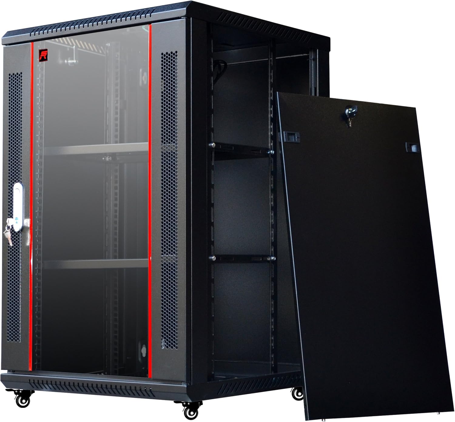 Amazon.com: 18U450mm Wall Mount Network IT Server Cabinet Enclosure ...