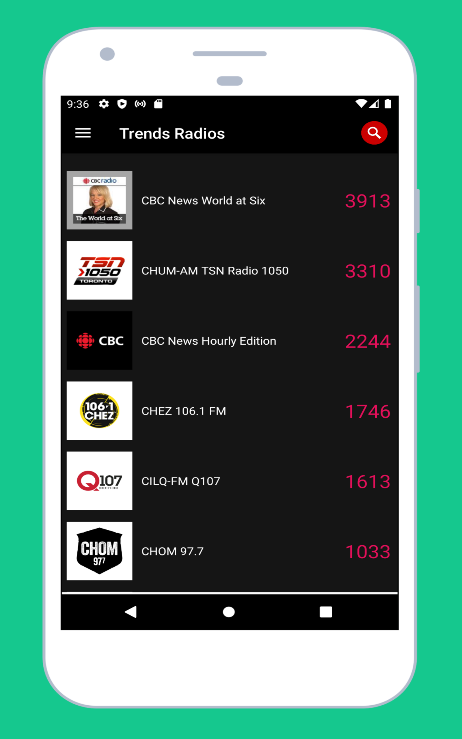Canada Radio Stations Online Music to Listen to for Free on Phone and ...
