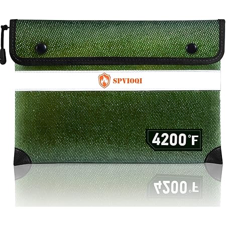 Amazon.com: Fireproof Bag with Lock - 4200°F Heat Insulated, Waterproof ...