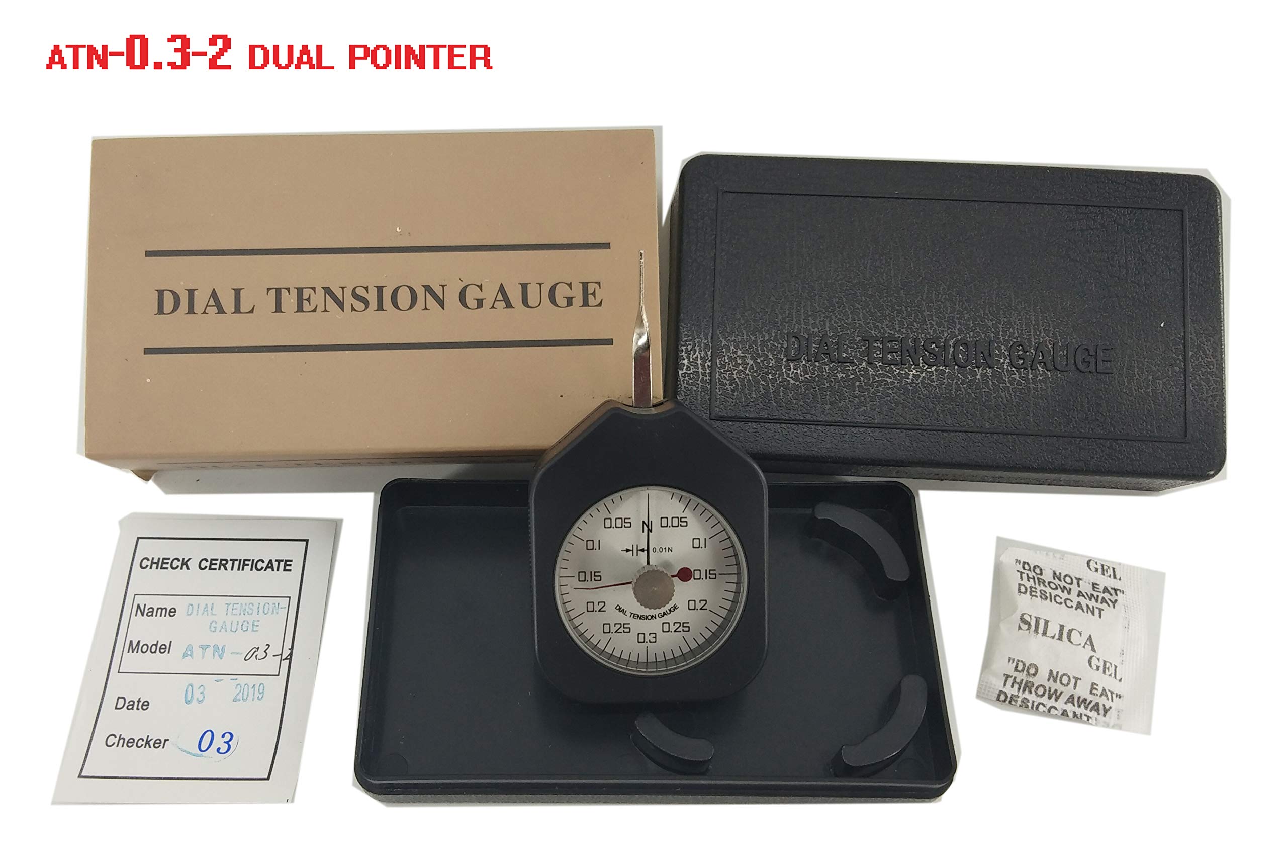 Buy VTSYIQI ATN-0.3-2 Dial Tension Gauge tensionmeter Pressure tension ...