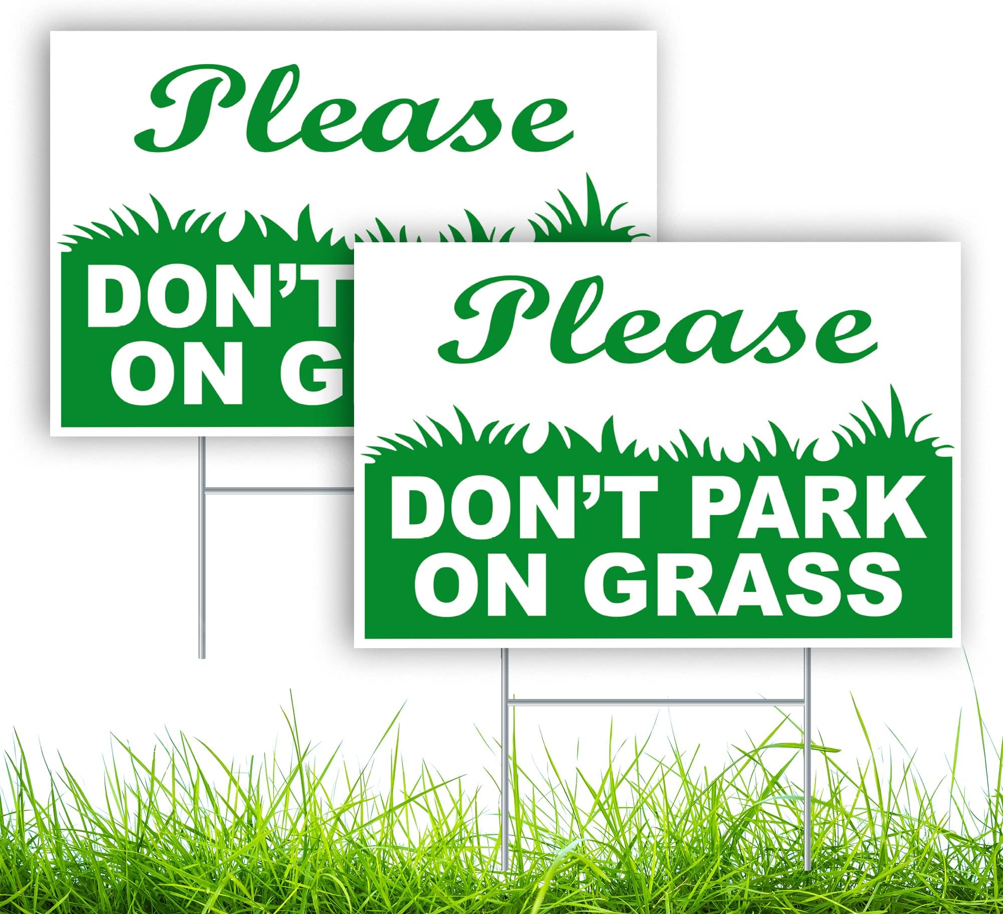 Amazon.com: 1PC Do Not Drive Or Park On Grass Sign, 12 x 8 Inches ...