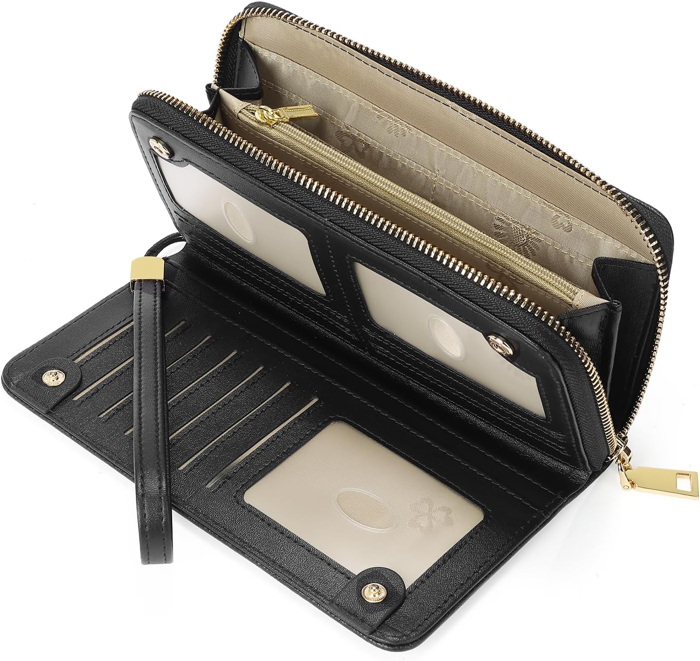 Amazon.com: GOIACII Wallet for Women RFID ladies Credit Card Wallet ...