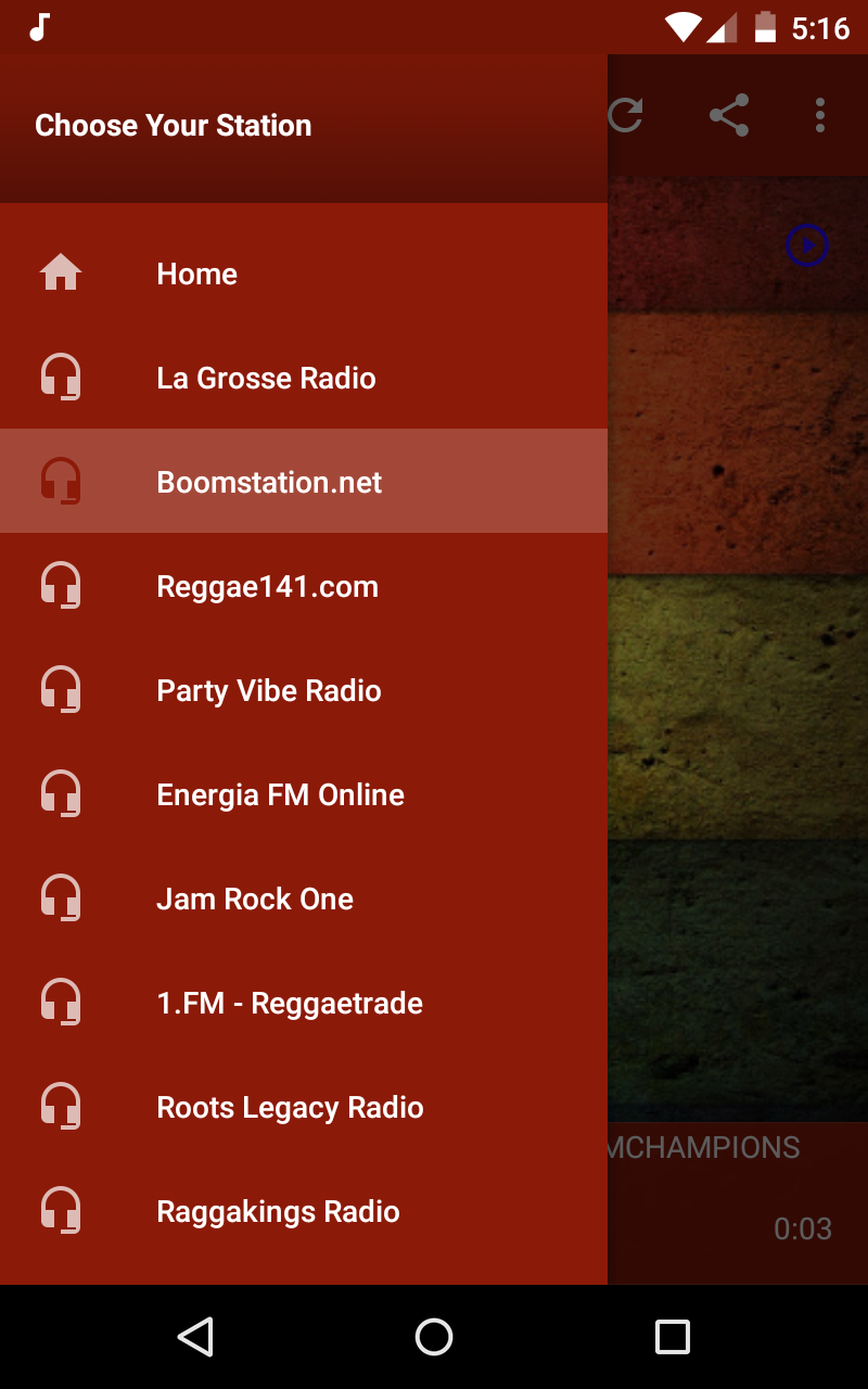 Reggae Music Radio Full - App on Amazon Appstore