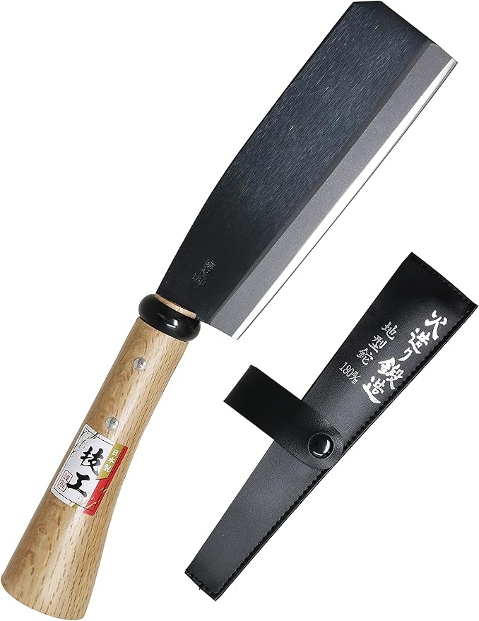 Amazon.com : KAKURI Japanese NATA Hatchet Tool 7" [Single Bevel] Made ...