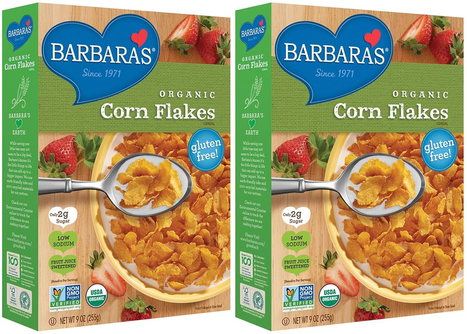 Amazon.com: Barbara's Bakery Organic Corn Flakes - 9 oz - 2 pk