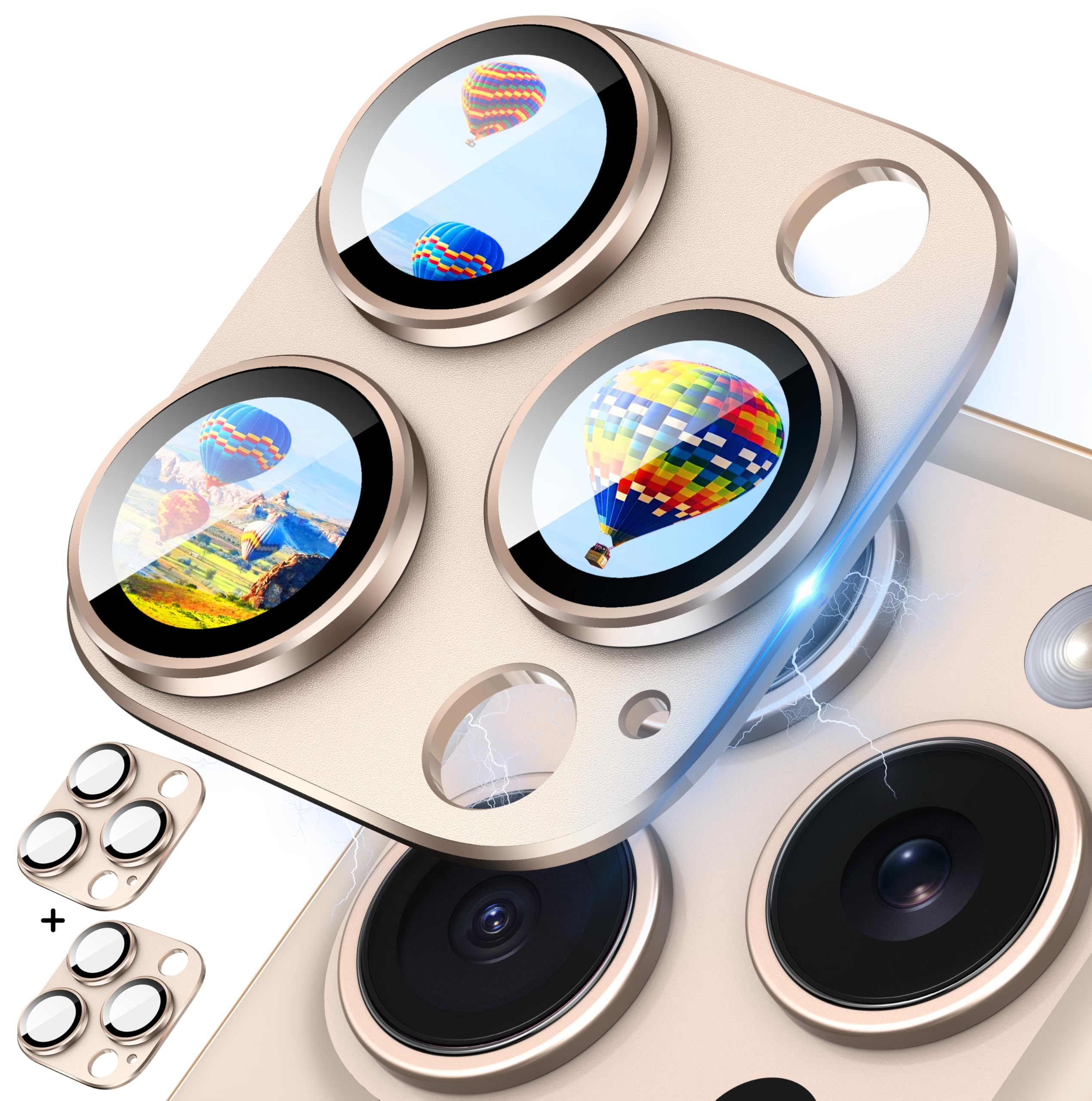 Amazon.com: 2 Pack Camera Lens Protector for iPhone 16 Pro/16 Pro Max ...