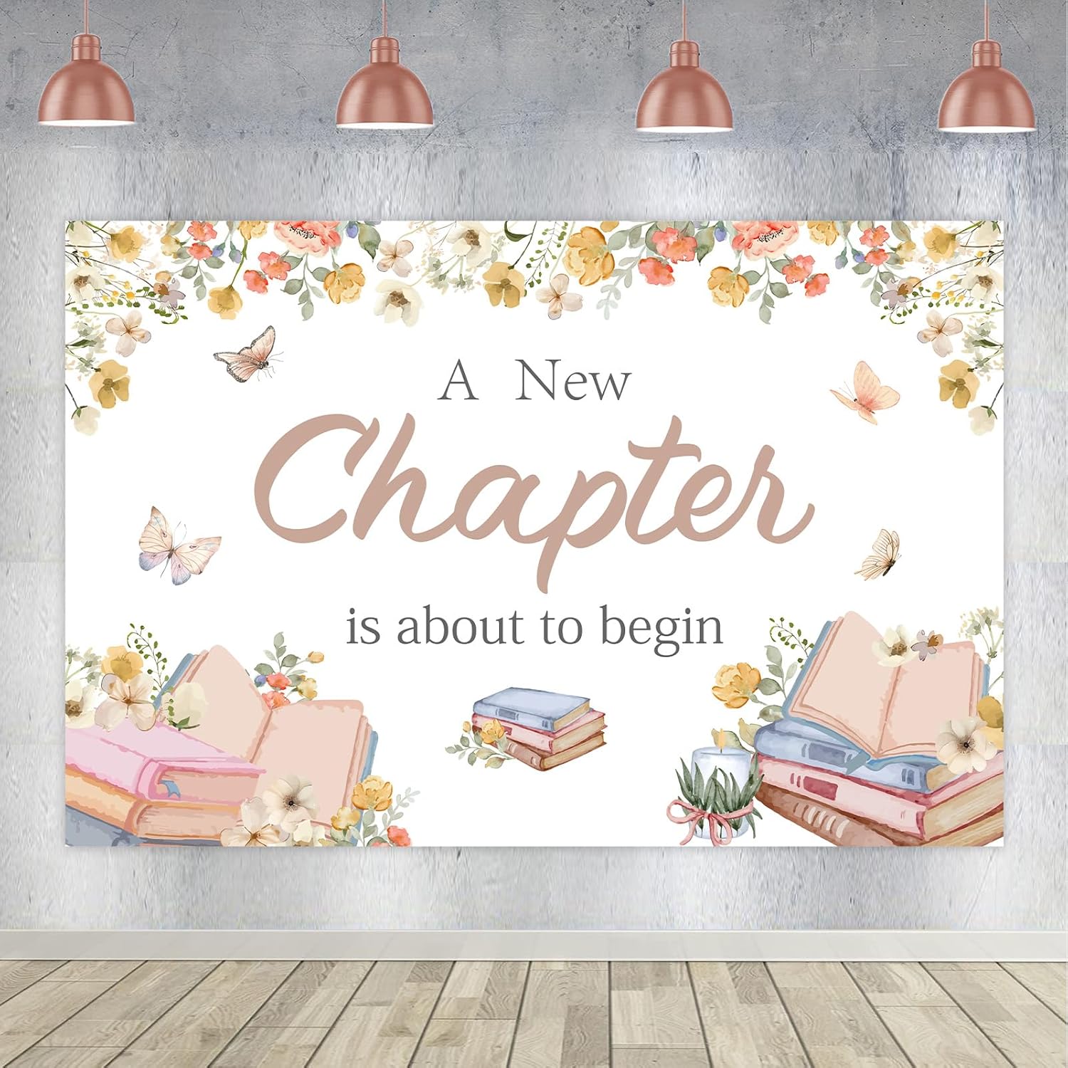 Amazon.com : Balterever A New Chapter is About to Begin Bridal Shower ...