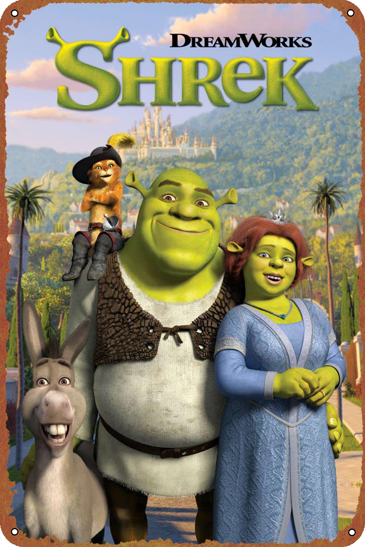 Afiche De La Película Shrek Flipa Con El Nuevo Póster De La
