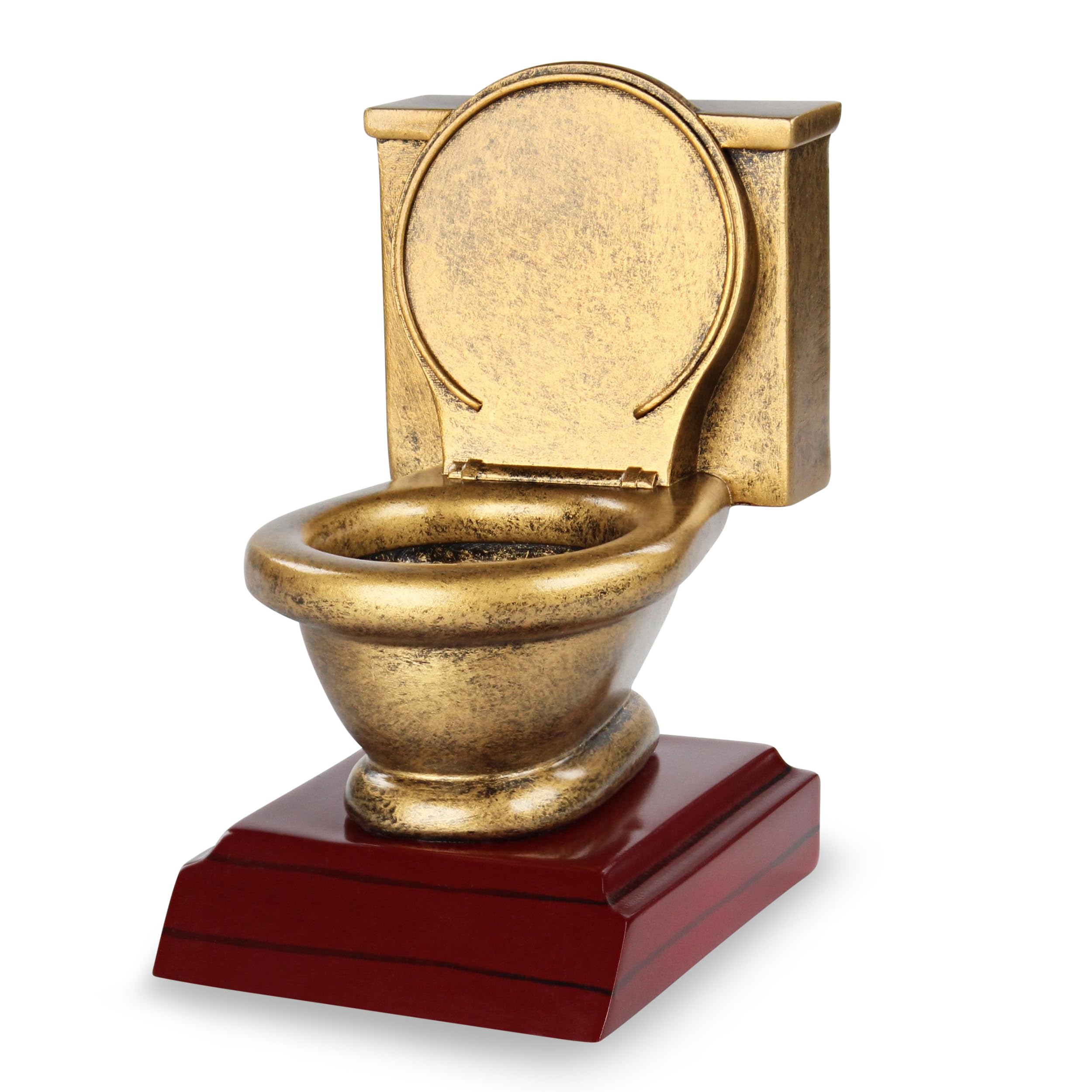 Snapklik.com : 7Penn Gold Resin Toilet Shaped Obnoxious Last Place ...