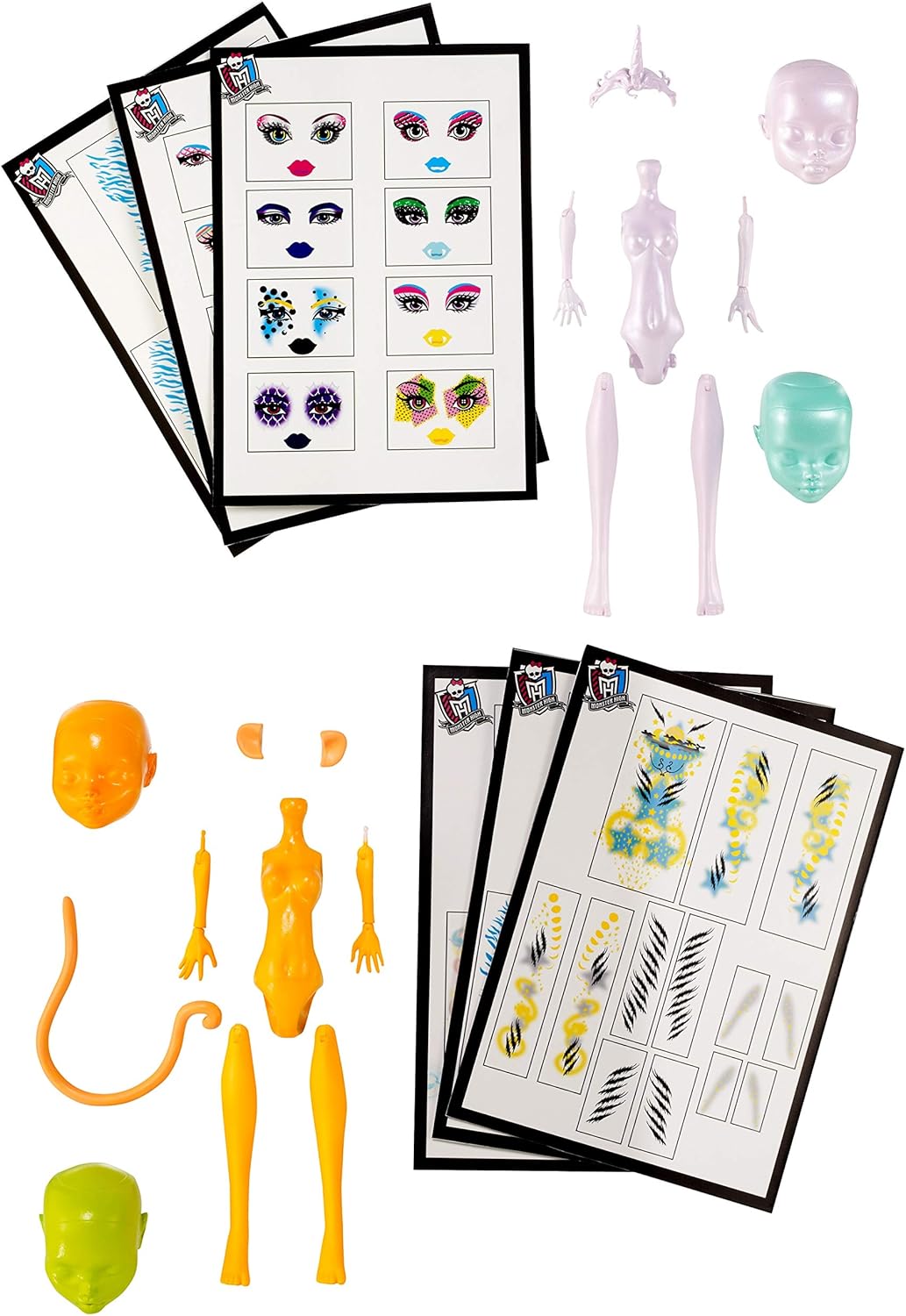 Amazon.com: Monster High Create-A-Monster Design Lab Add-On Pack ...