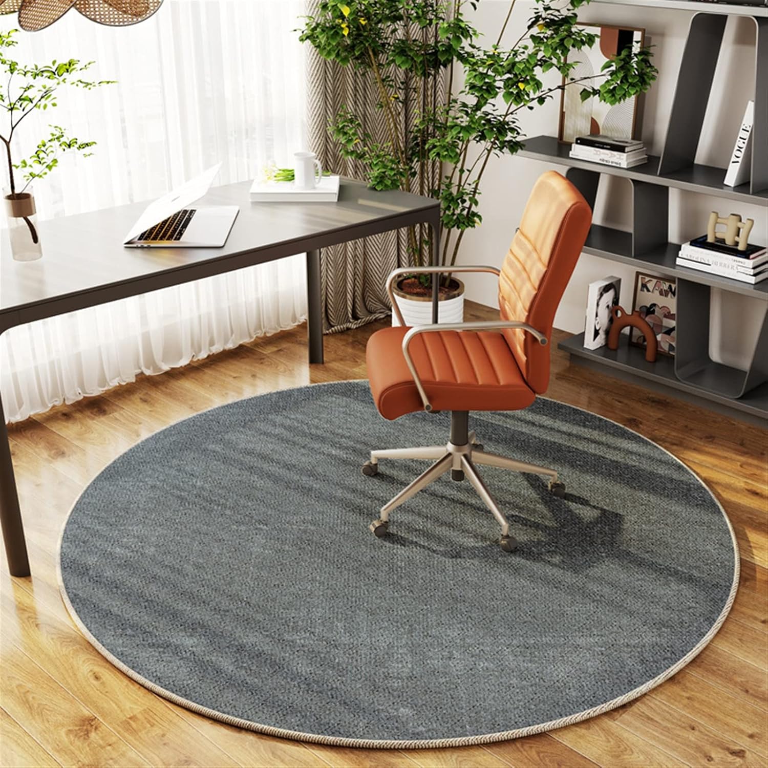 Amazon.com : Heavyoff Office Chair Mat for Hardwood & Tile Floor, Round ...