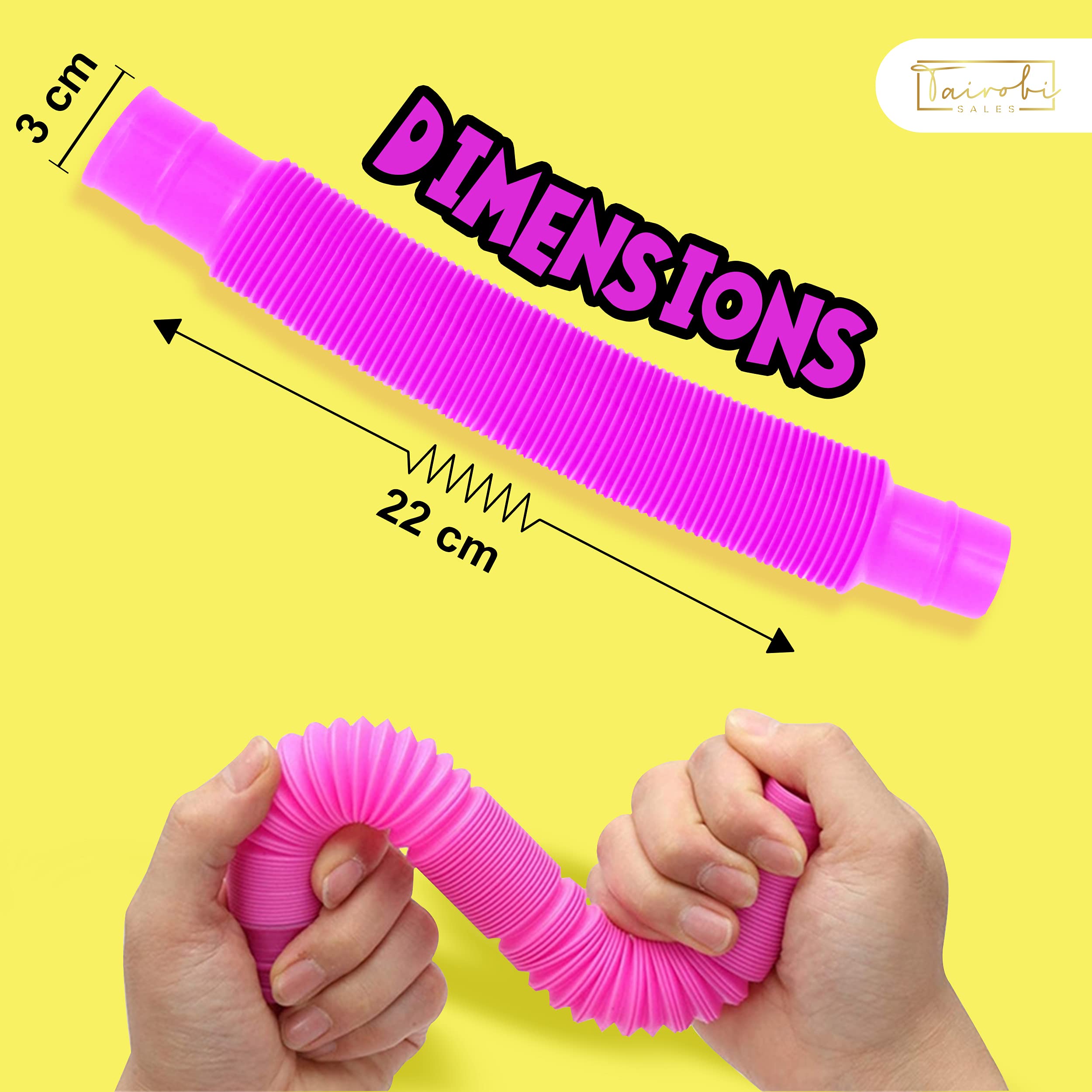 Snapklik.com : Tairobi Pop Tubes Fidget Toy And Pop Fidget Toy - Pack ...