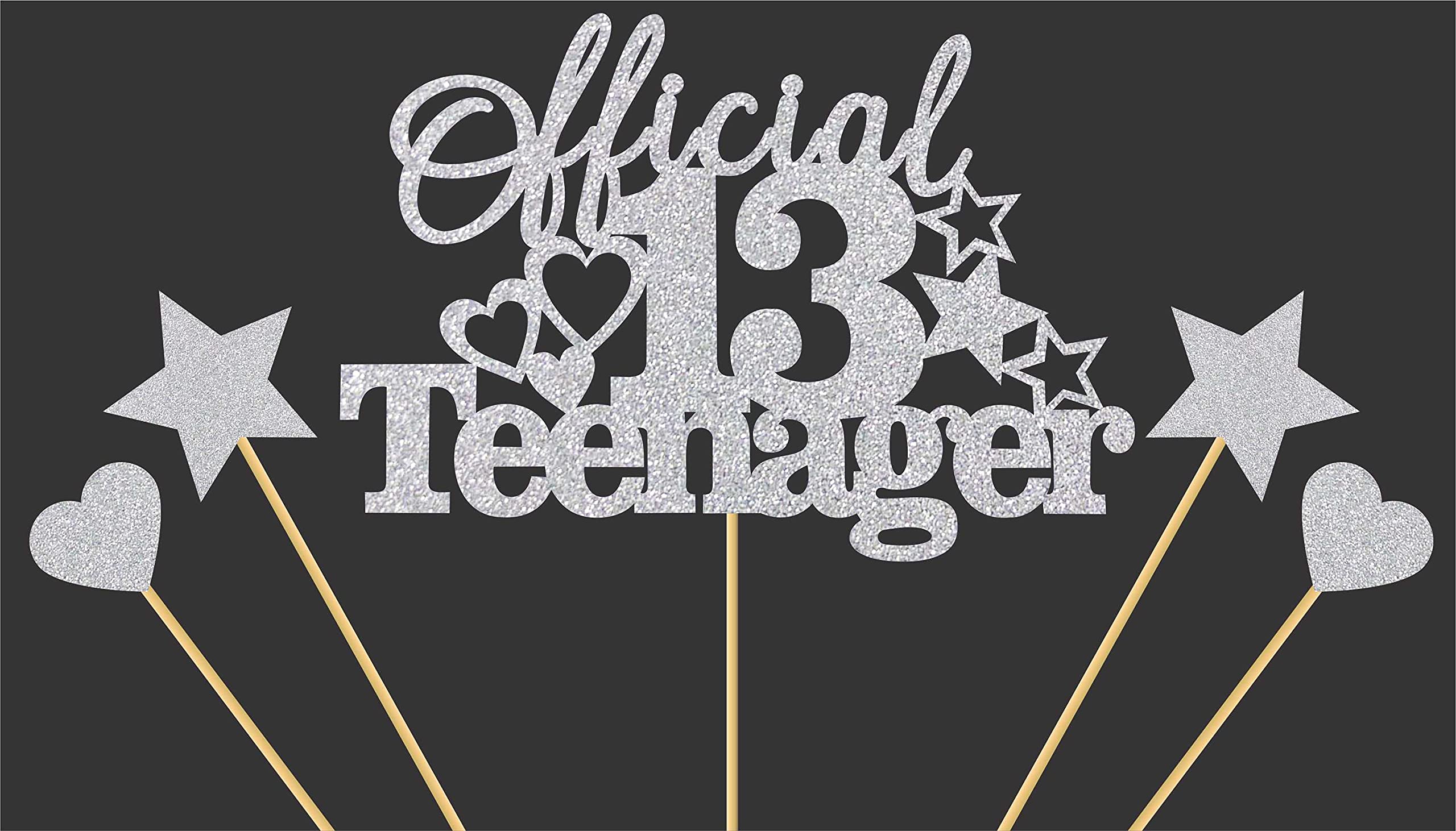 Svm Craft Official 13 Teenager Birthday Cake Topper 13th Birthday ...