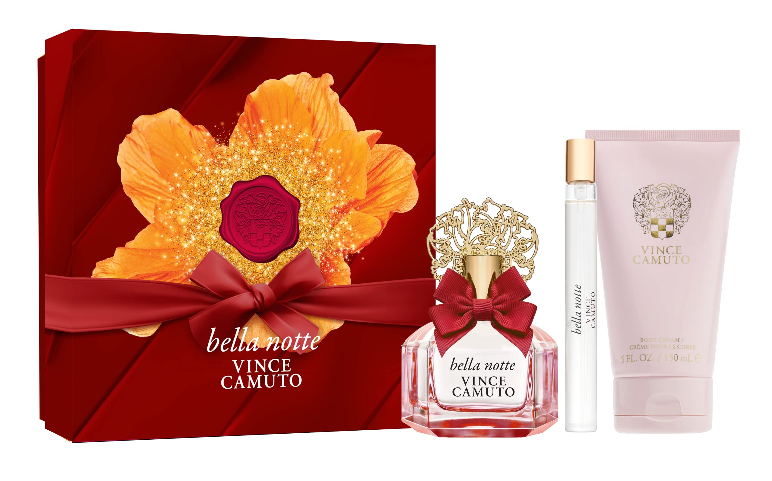 Amazon.com: Vince Camuto Bella Notte Eau De Parfum - Juego de regalo ...