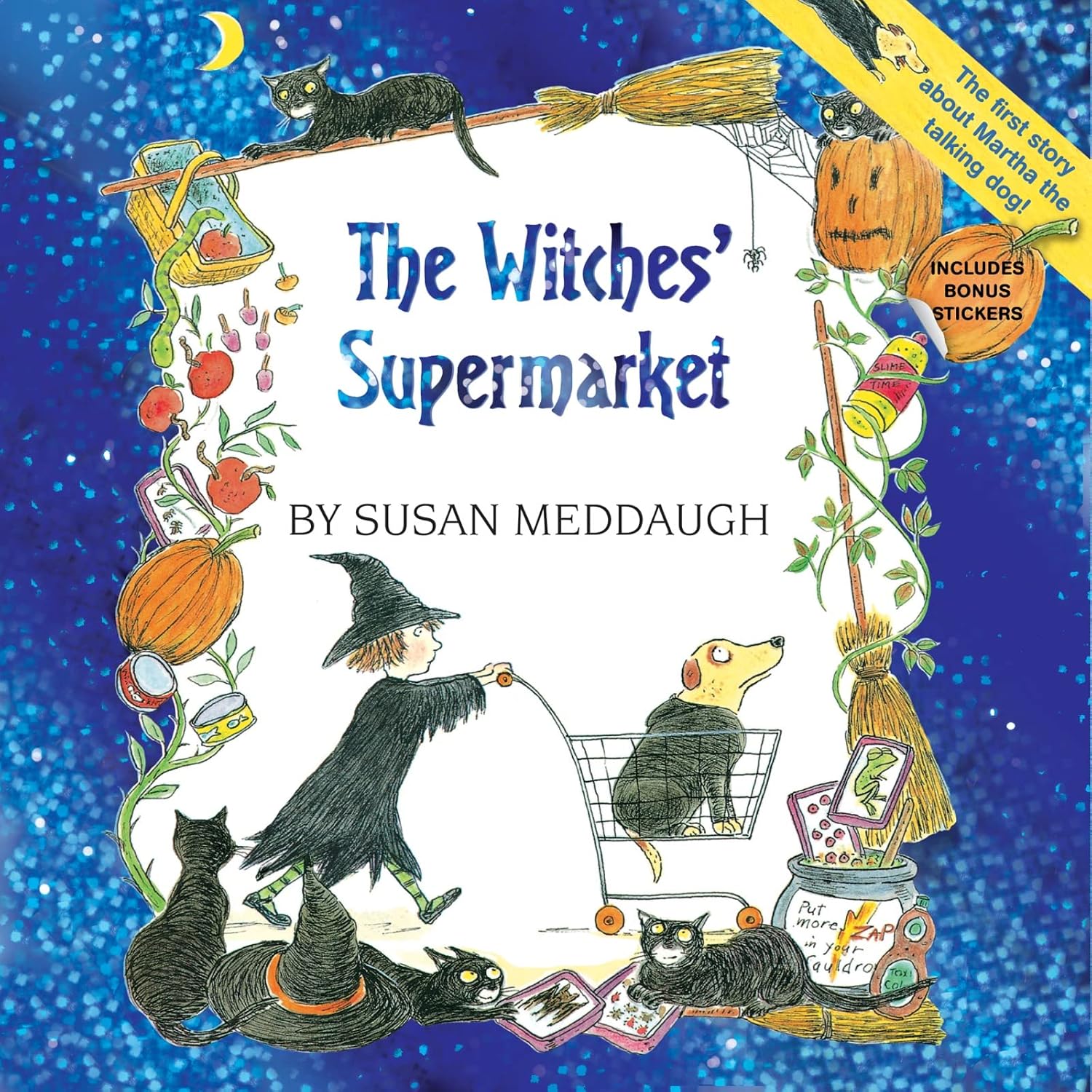 The Witches' Supermarket (8x8 with stickers) (Martha Speaks): Meddaugh ...