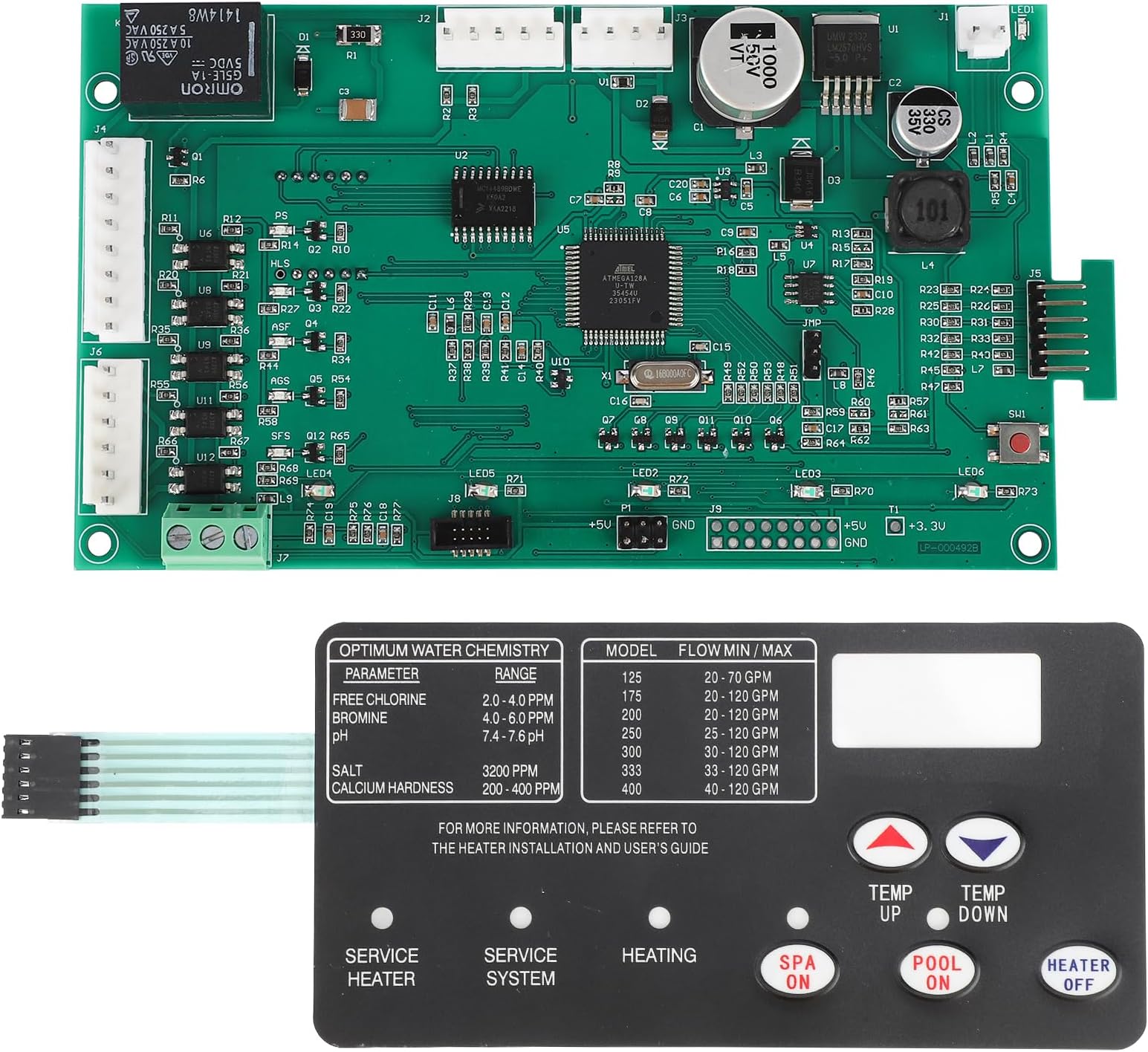 Amazon.com : 42002-0007S Pool Heater Control Board Kit - Compatible ...