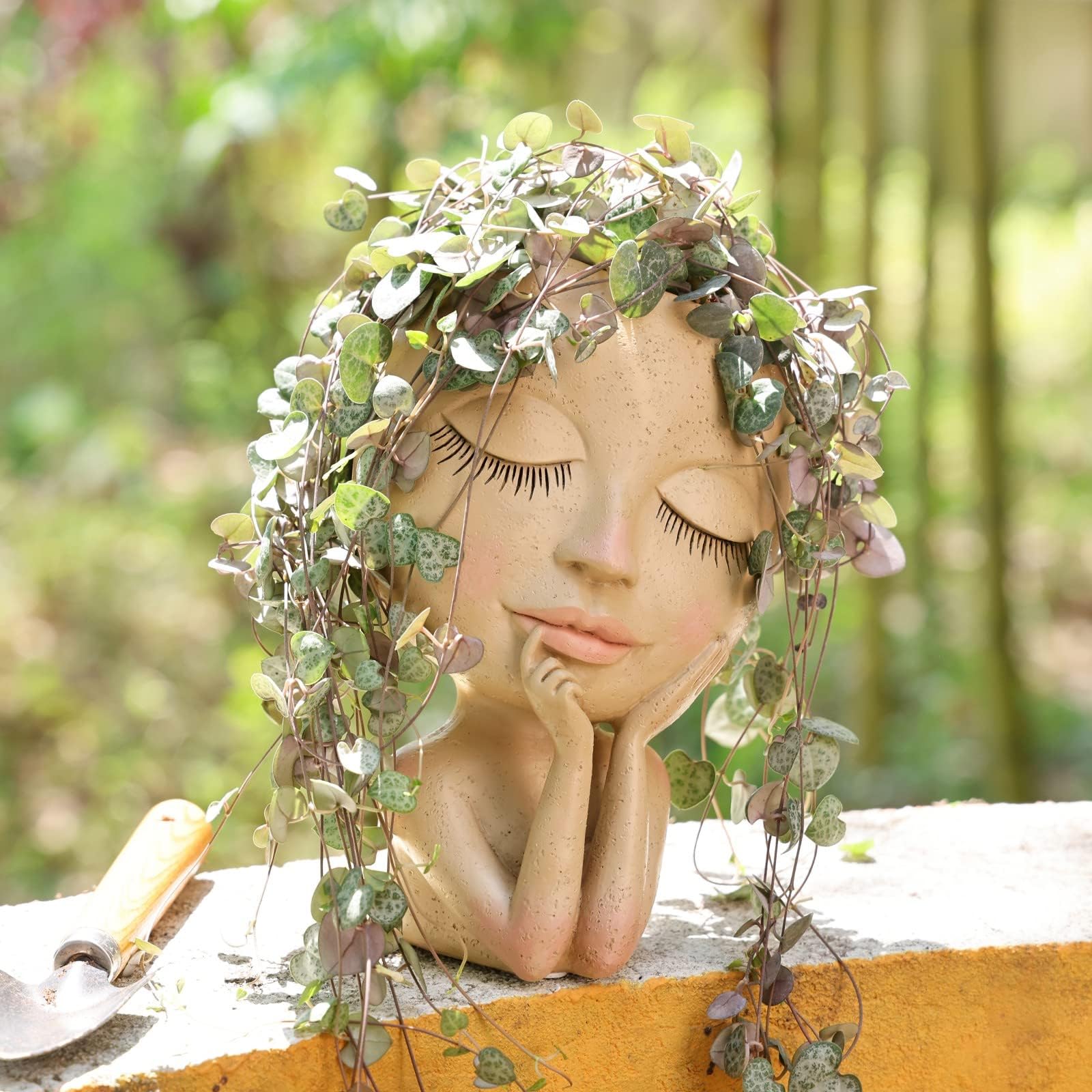 Amazon.com : Face Planters Pots Head Cute Plant Pots for Indoor Plants ...