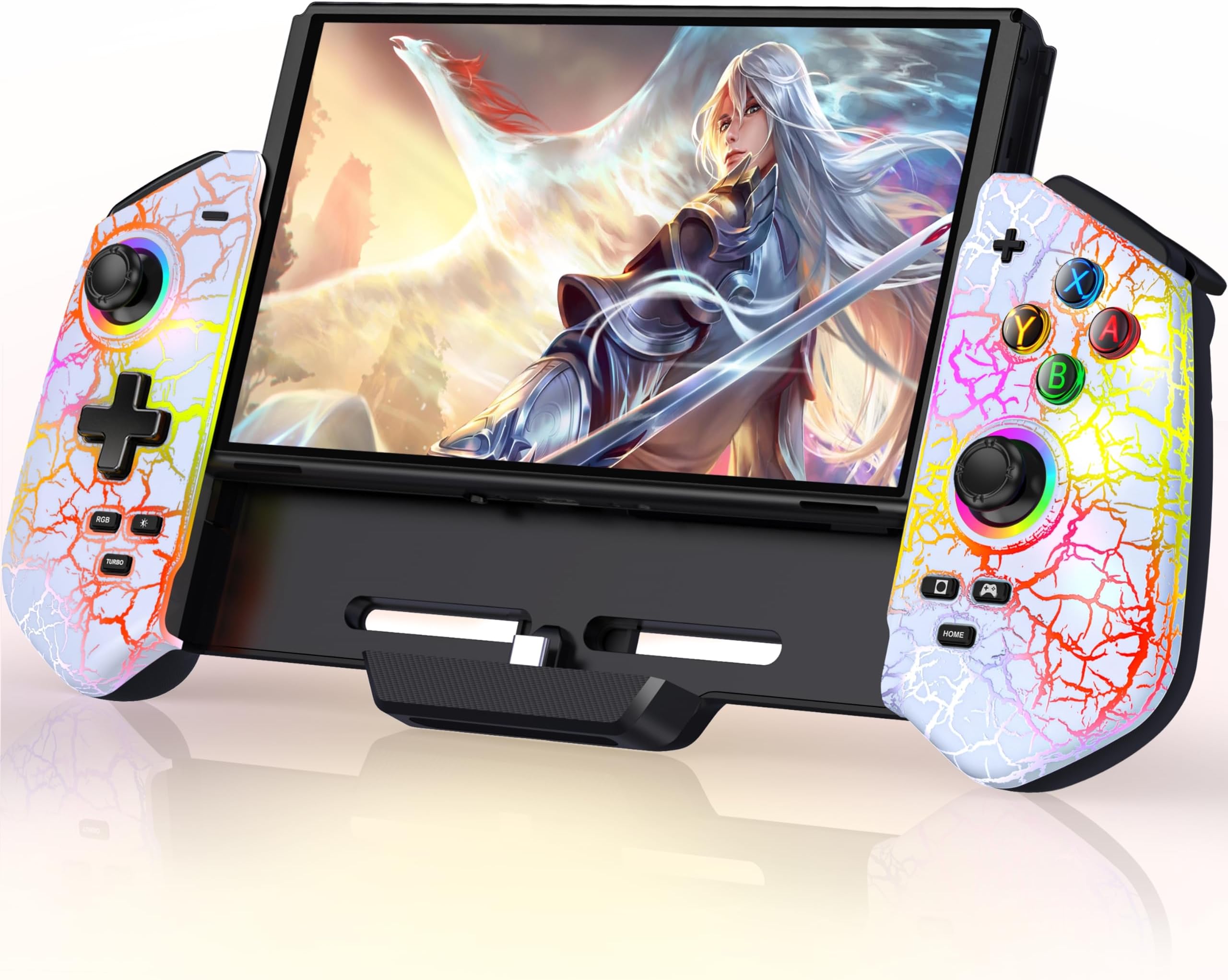 HASACOOL Hall Effect Switch Joycon Controller for Nintendo Switch/OLED ...