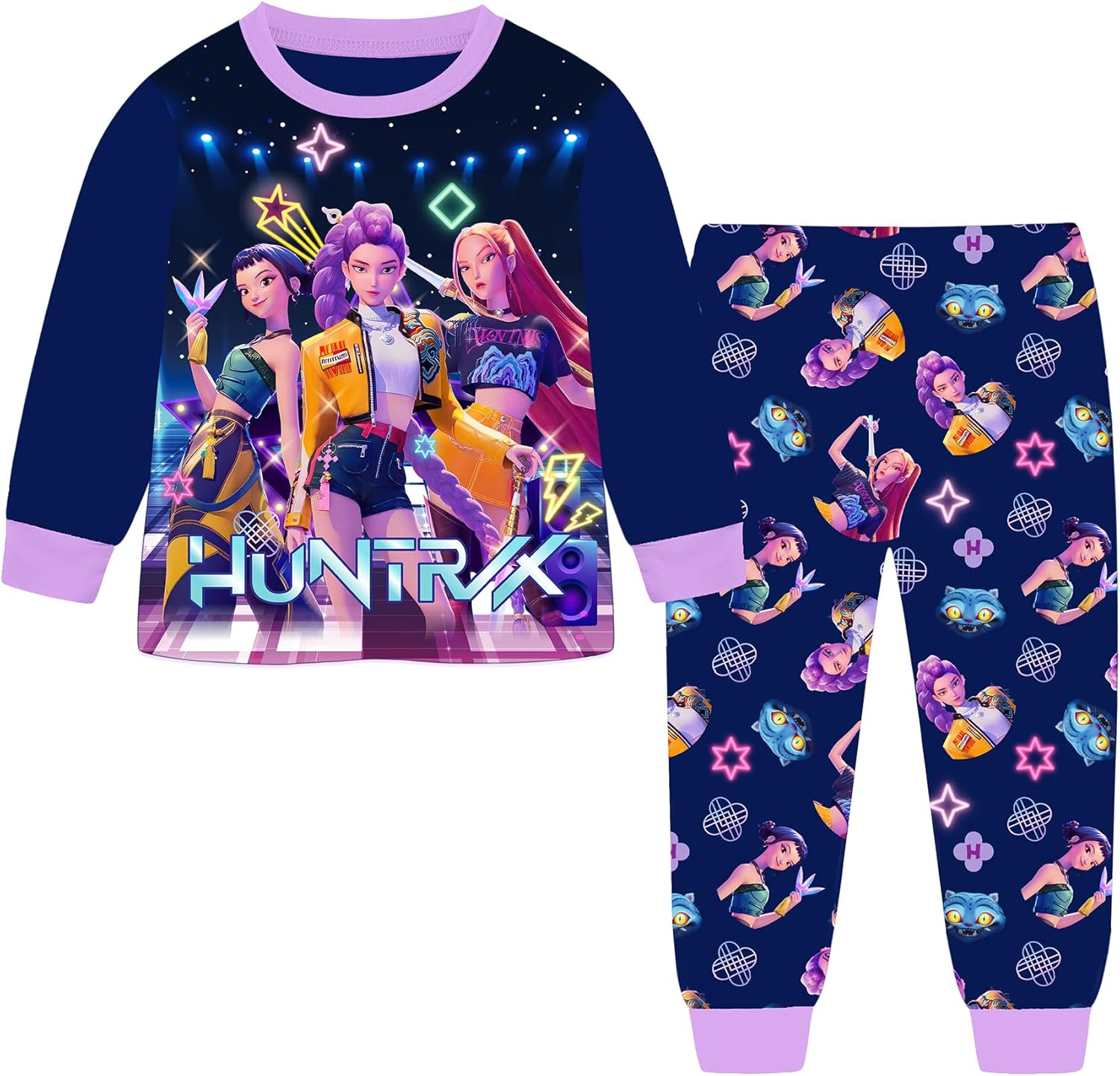 TBNRFrags Demon Hunters Girls Pajamas Set K-Pop Mira Rumi Zoey ...