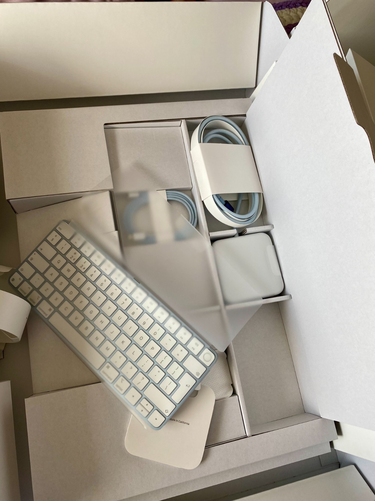 Apple iMac 2021 all-in-one desktop computer with M1 chip: 8-core CPU, 8 ...