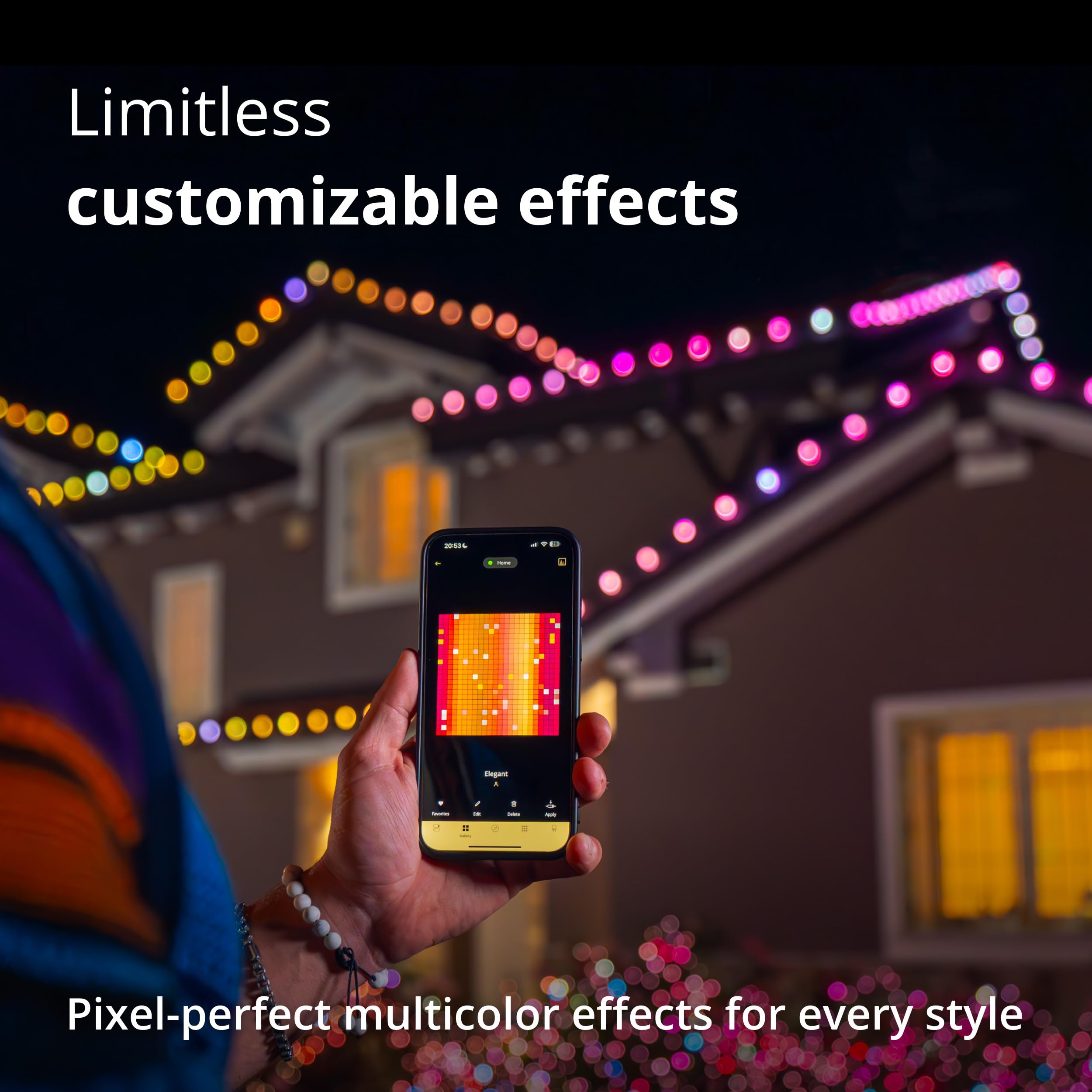 Snapklik.com : Twinkly C9 Bulbs 80 LED RGB, Mappable LED Bulbs For ...