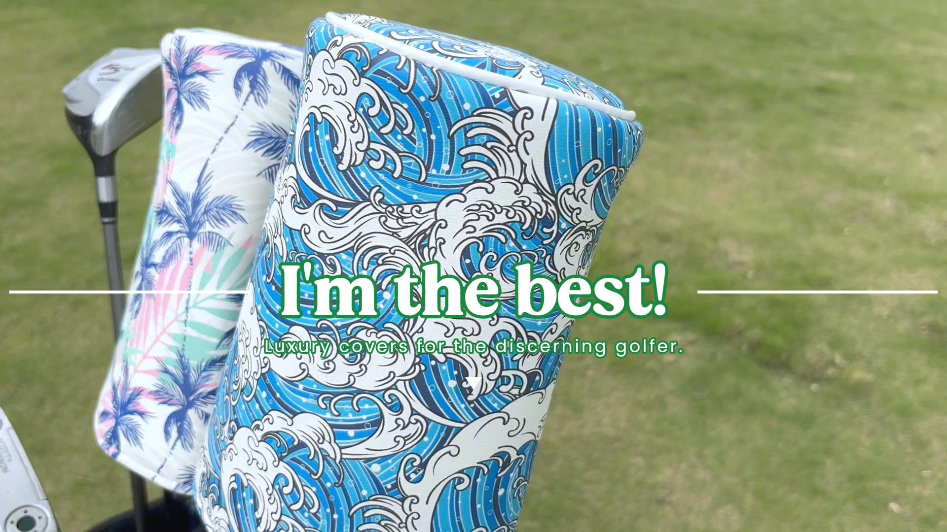 Watch Funny Golf Driver Covers PU Leather Driver Headcovers on Amazon Live