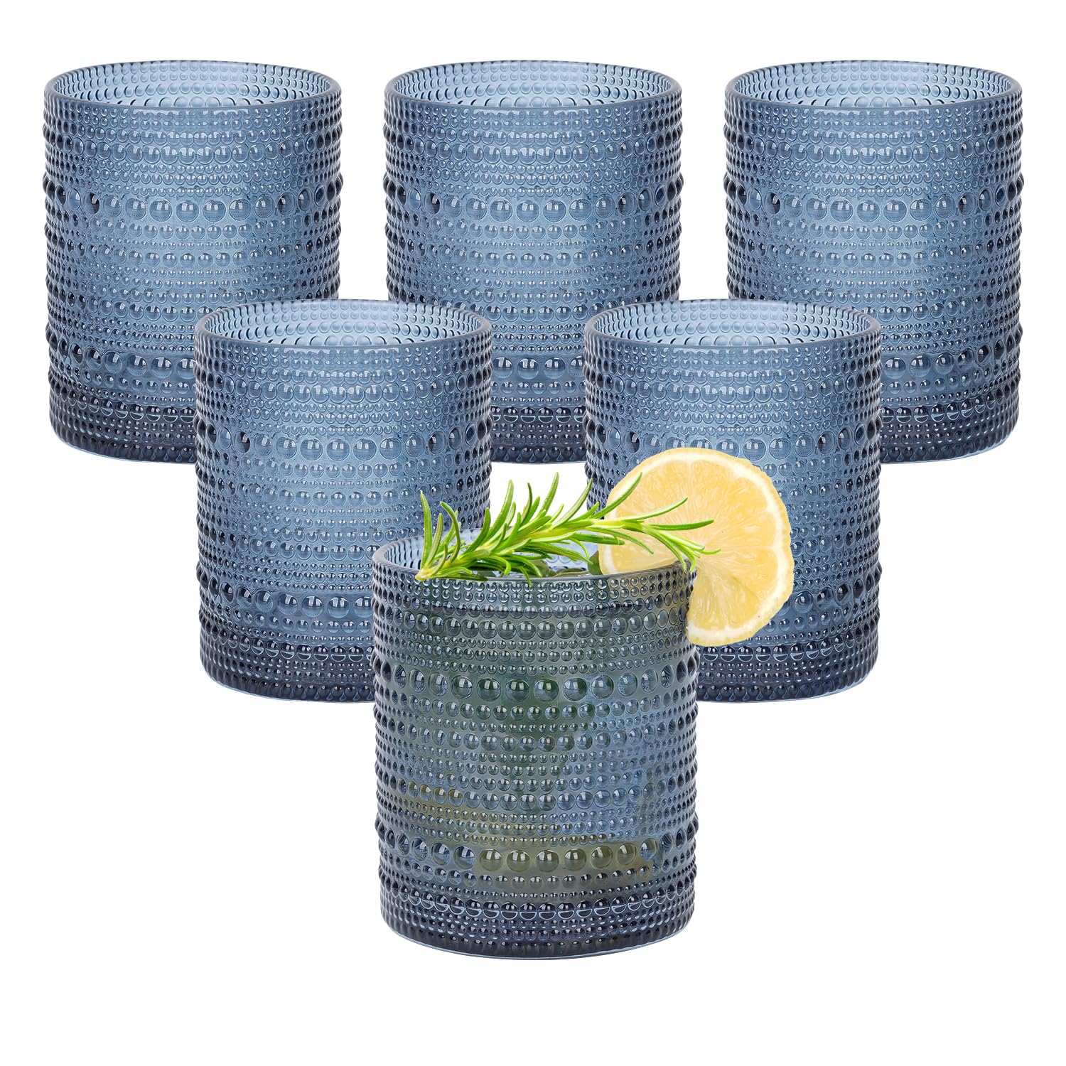 Snapklik.com : Artcochan Vintage Drinking Glasses Set Of 6, 10 Oz ...