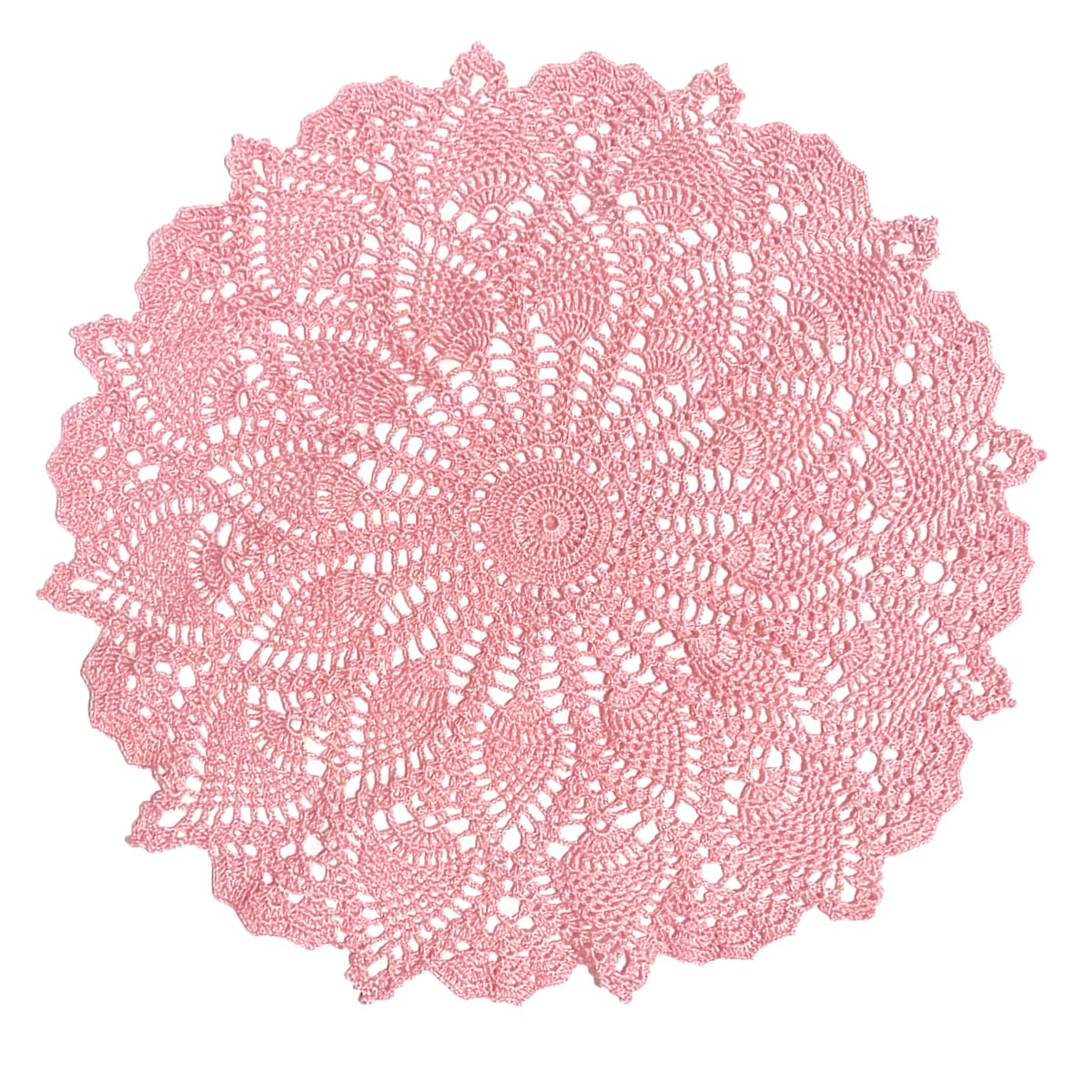 Amazon.com: BIBITIME Lace Doilies Round Placemats 16 inches to 17.5 ...