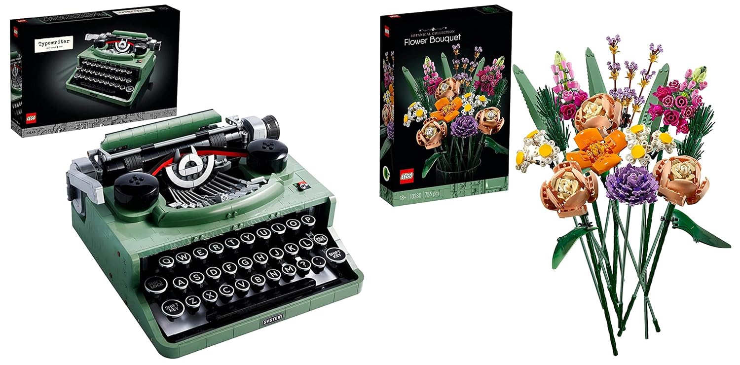 LEGO Ideas Typewriter 21327 Building Kit; Great Gift Idea for Writers ...