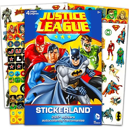 Amazon.com: DC Comics Superman Stickers Party Supplies Pack ~ Variety ...
