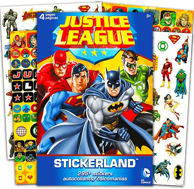 Amazon.com: DC Comics Justice League Stickers ~ 295 Reward Stickers ...