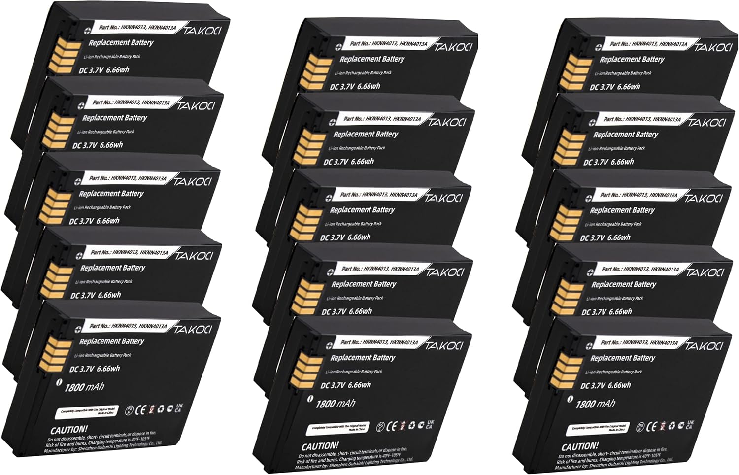 Amazon.com: TAKOCI (15 Pcs) Replacement Battery for Motoroola CLP1040 ...