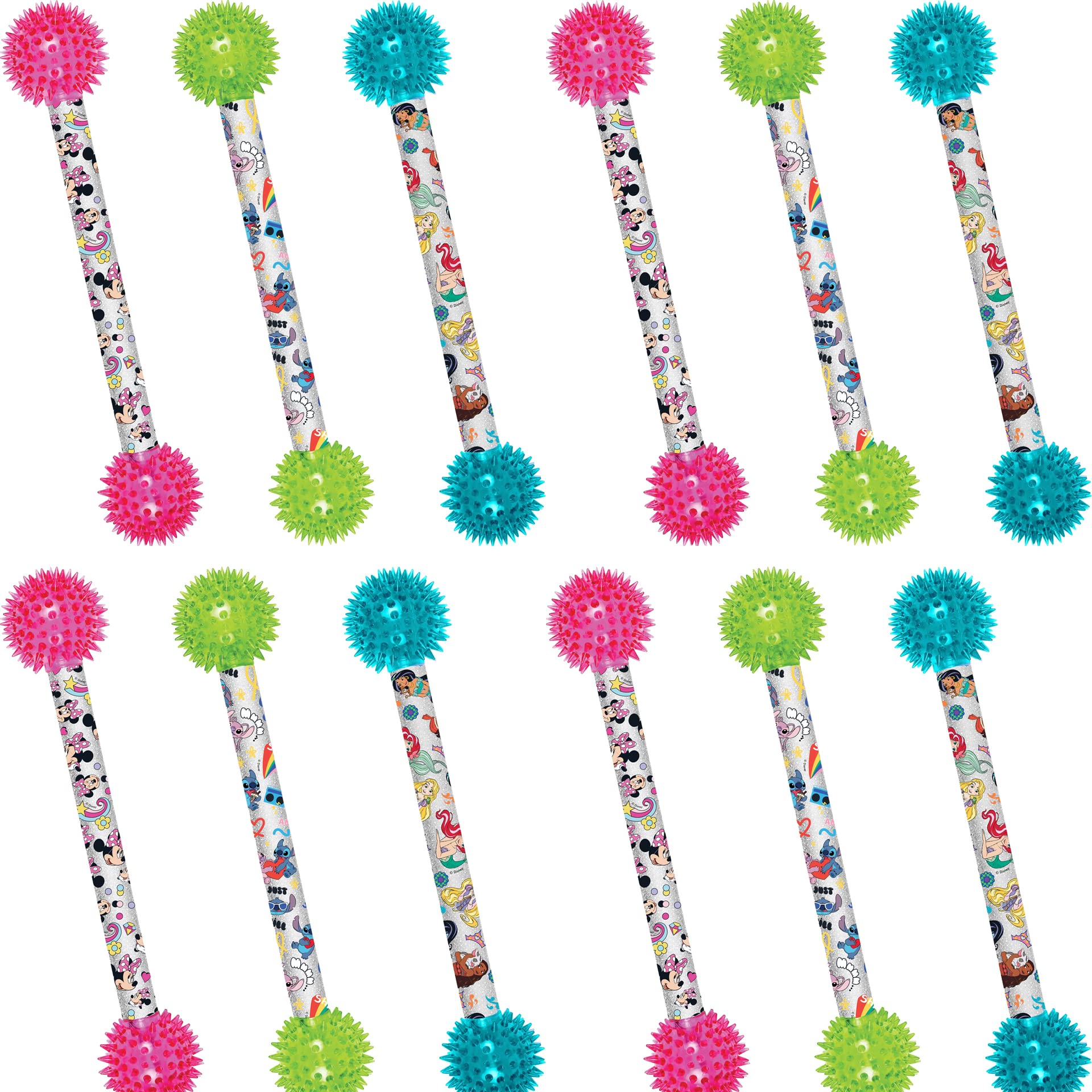 Buy JA-RU Disney Twirling Batons for Girls & Flashing Lights (12 Batons ...