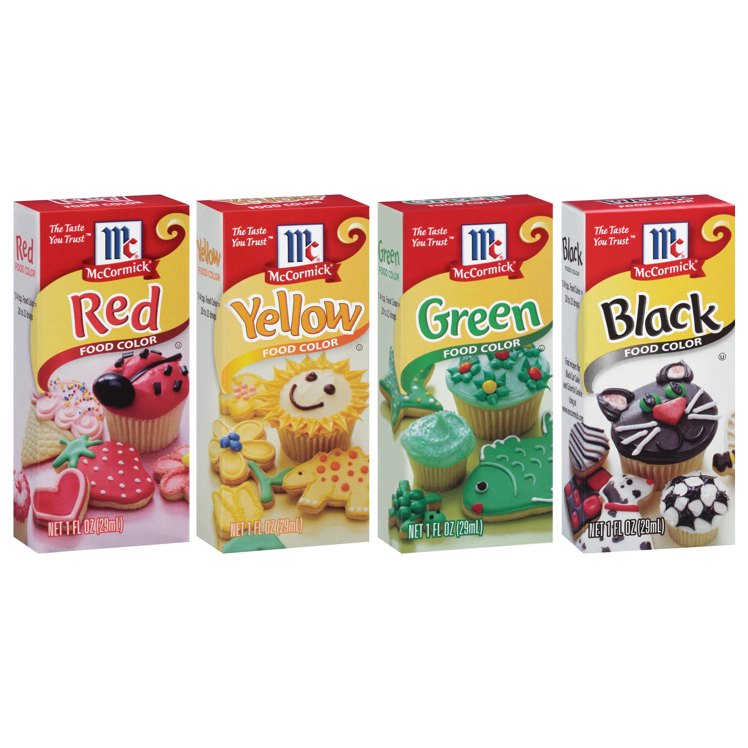 Tabla De Colores De Colorantes Alimentarios Mccormick Colorantes