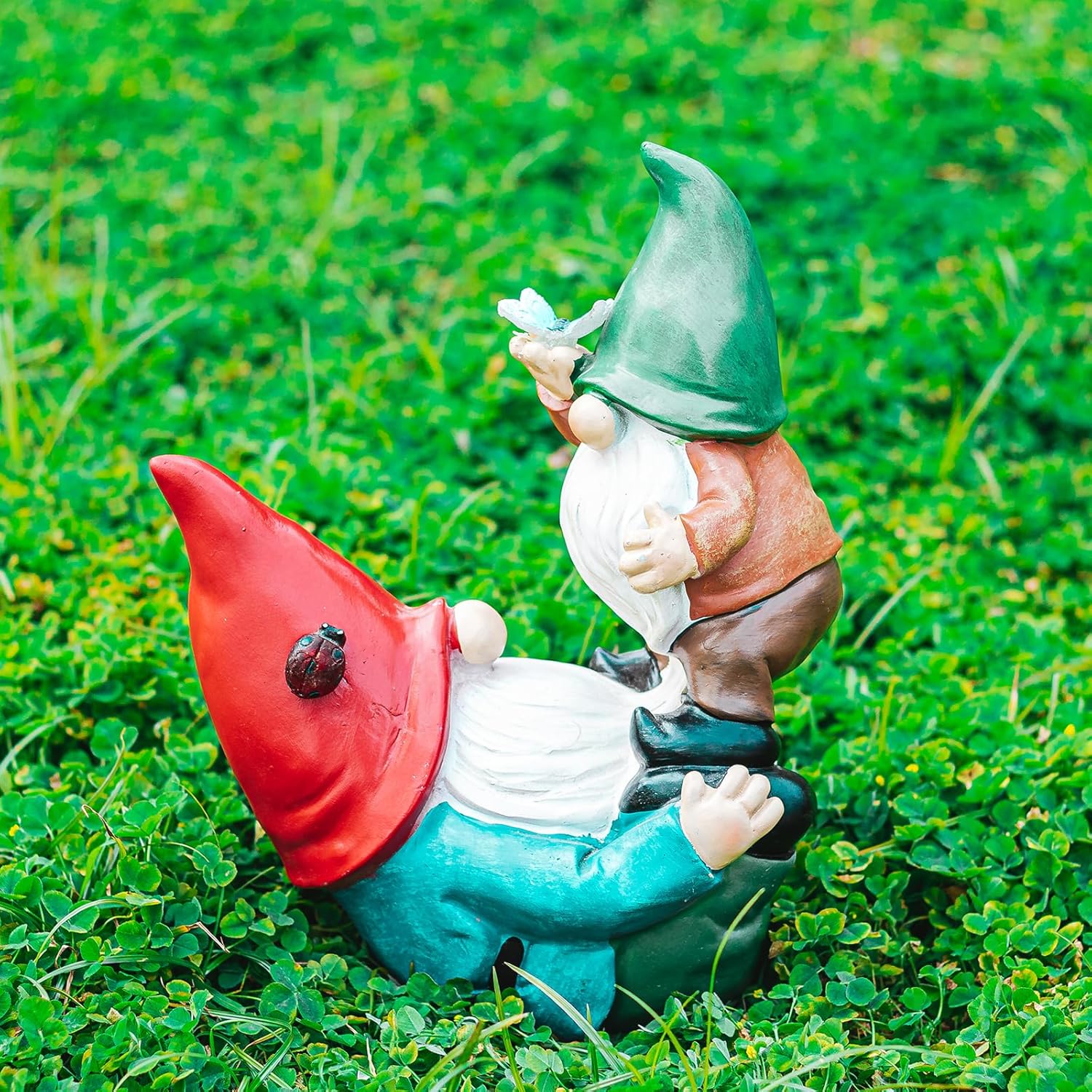 Amazon.com: Ovewios Garden Gnomes Statues Outdoor, Funny Gnomes ...