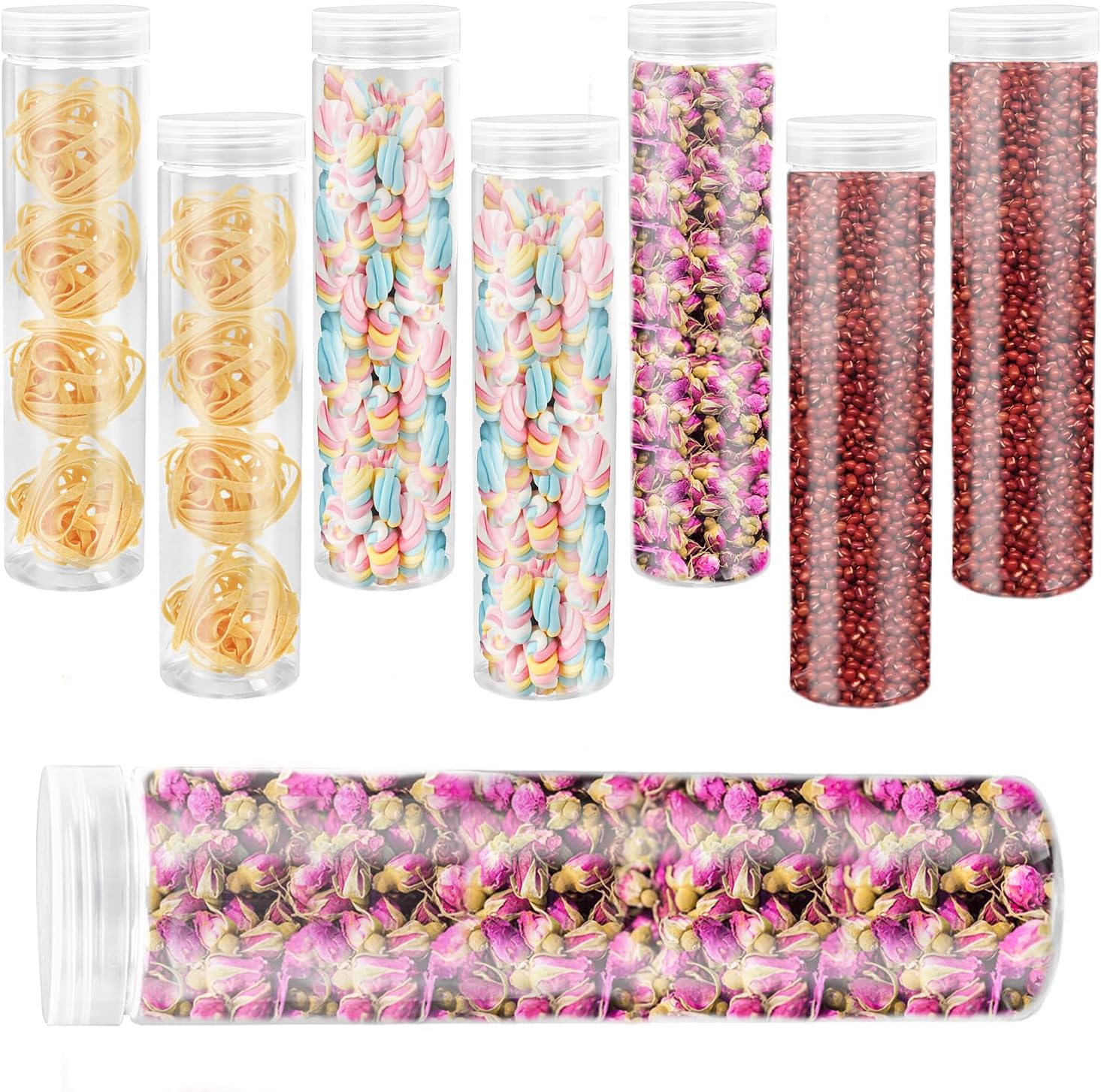 Amazon.com: Nsmykhg Round Cracker Containers,8 Pack Saltine Cracker ...